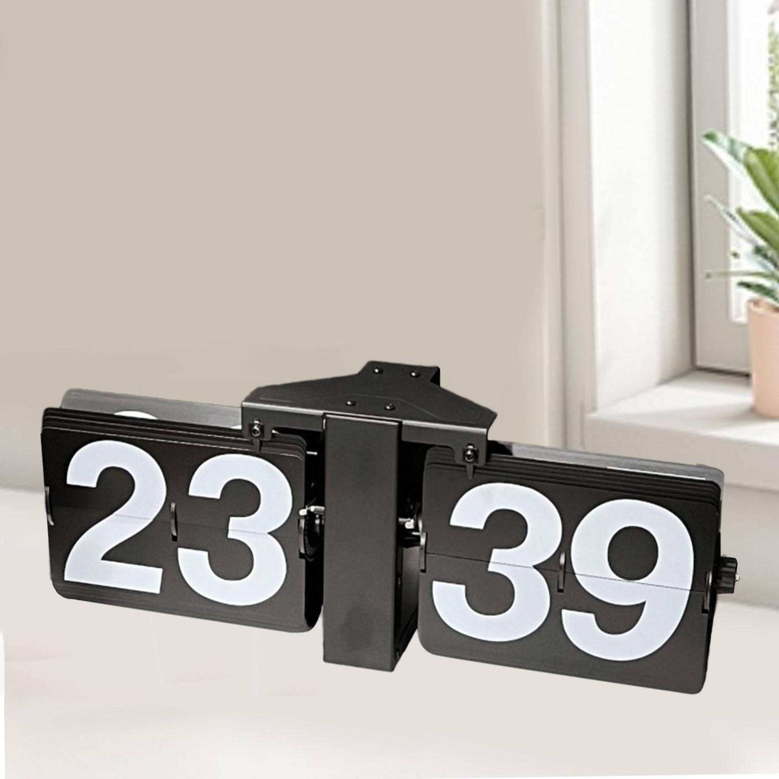 CUTICATE Automatic Page Turning Clock Auto Flip Clock,Digital Display ...
