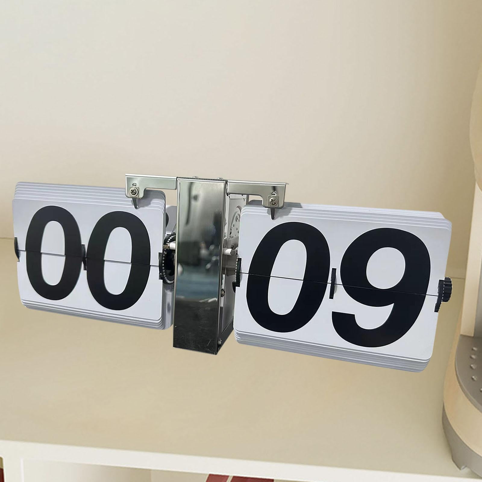 CUTICATE Automatic Page Turning Clock Auto Flip Clock,Digital Display ...