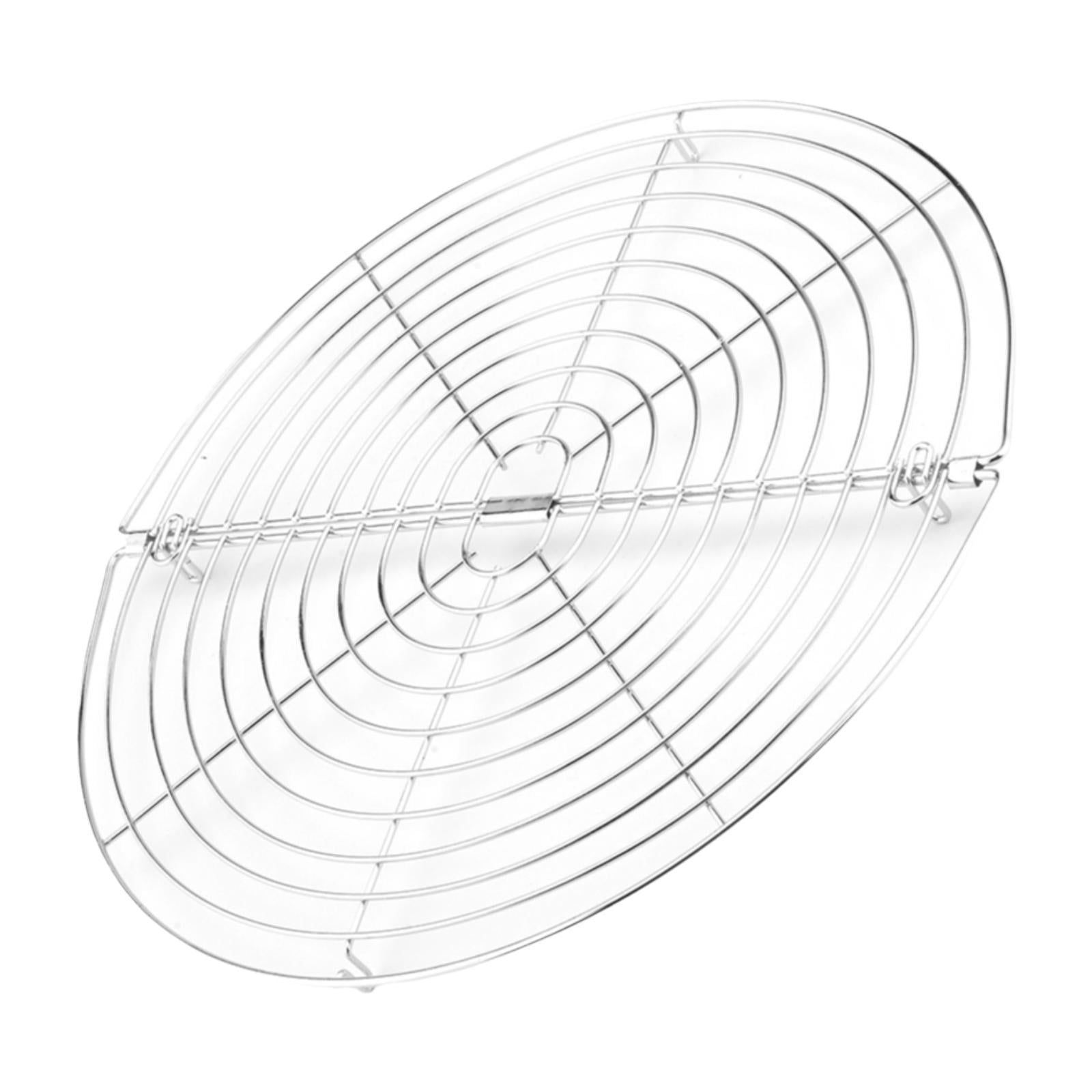 CUTICATE Baking Cooling Rack Cooling Tray Cookware Round Oven Wire Rack ...