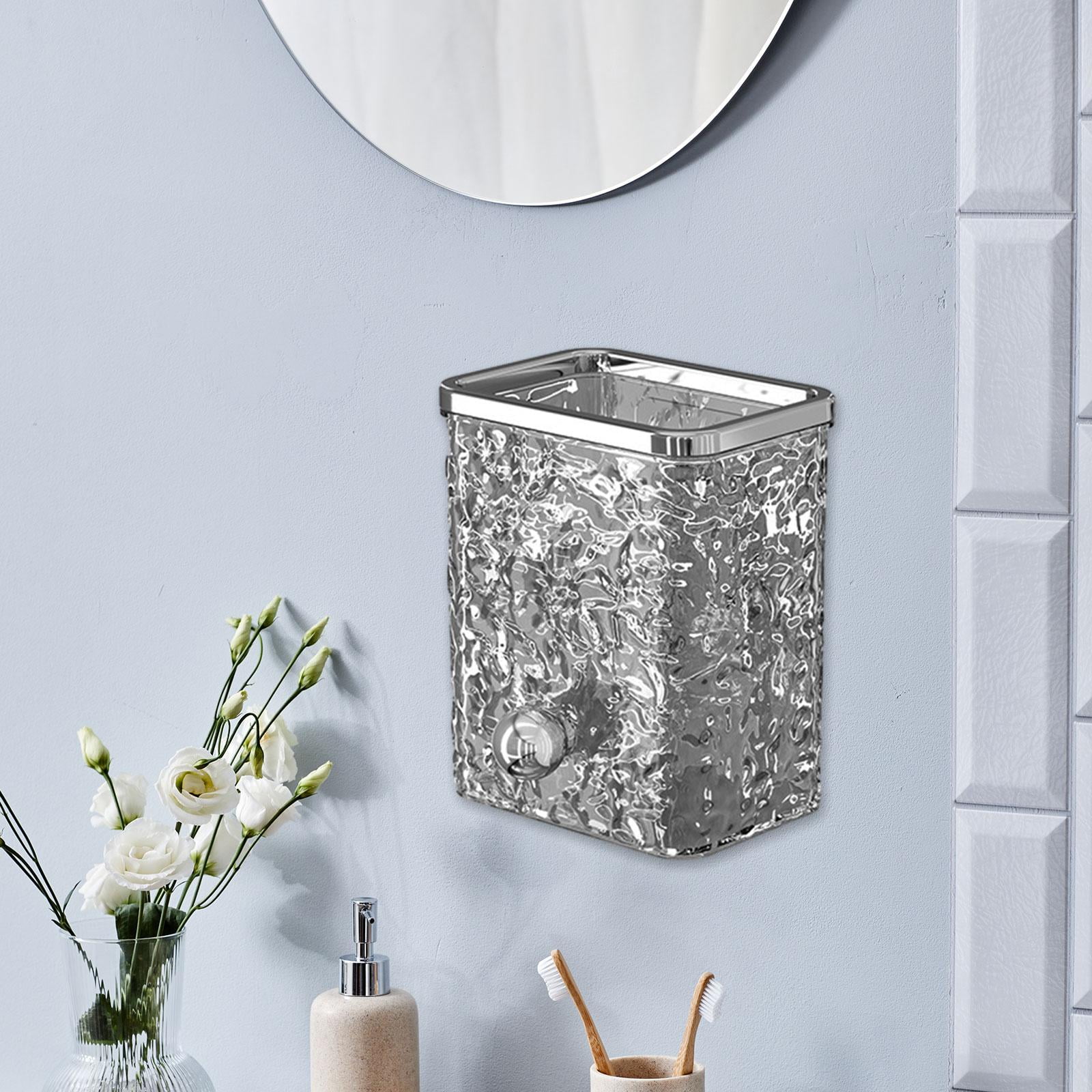 CUTICATE Bathroom Storage Organizer Toothbrush Shelf Wall Mounted ...