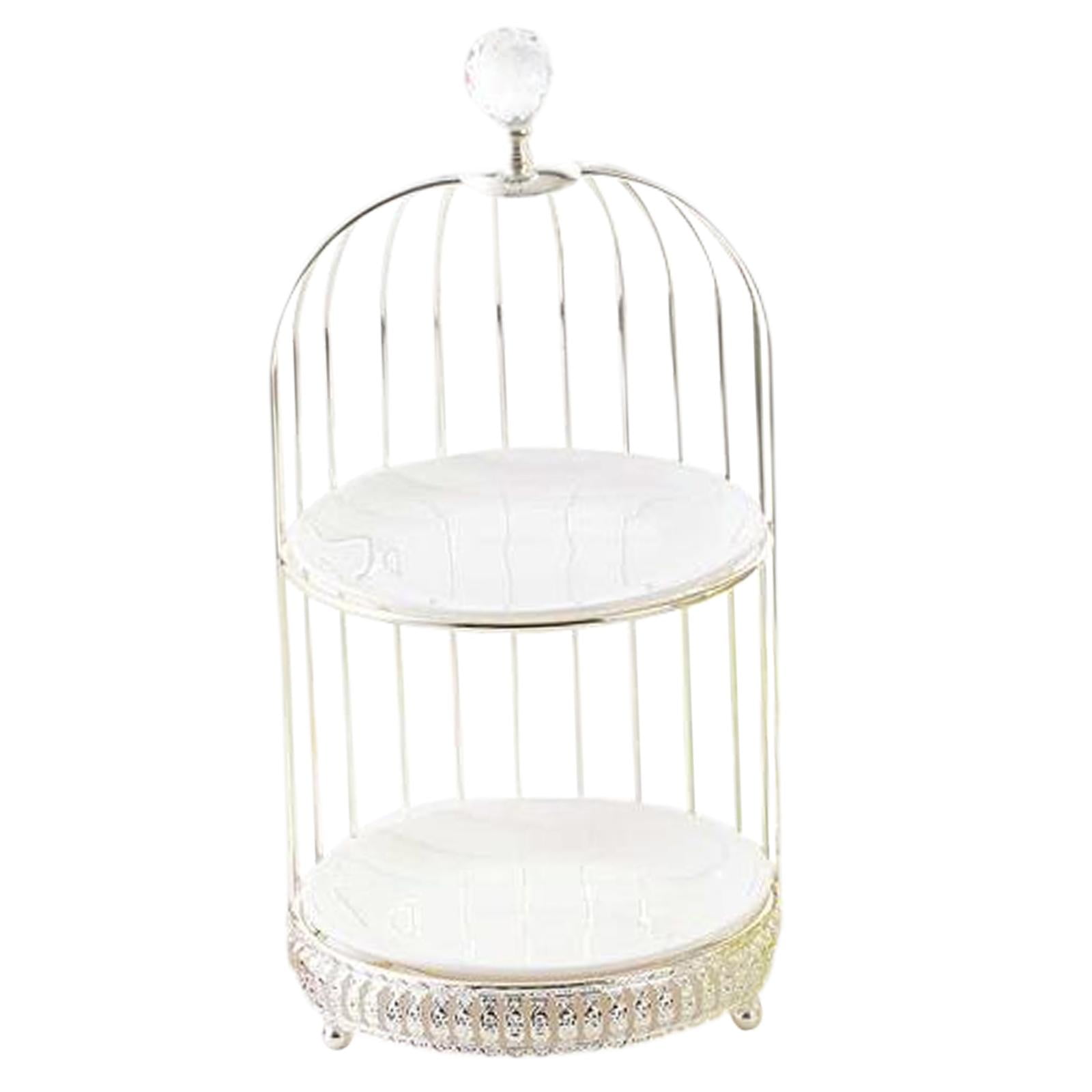 CUTICATE Bird Cage Cake Dessert Stand Afternoon Tea Display Stand ...