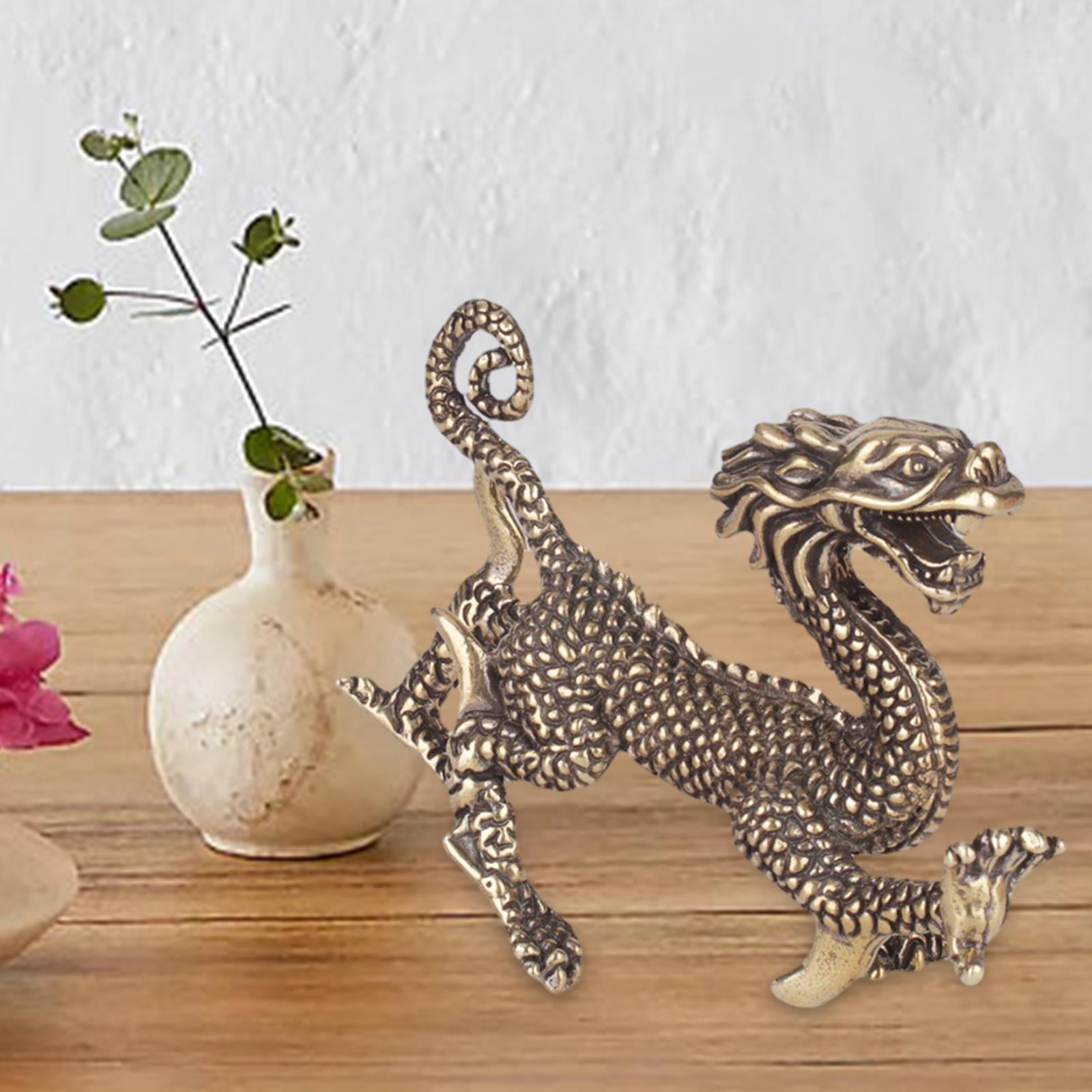 CUTICATE Brass Mythological Animal Chinese Dragon Statue 2024 Dragon ...