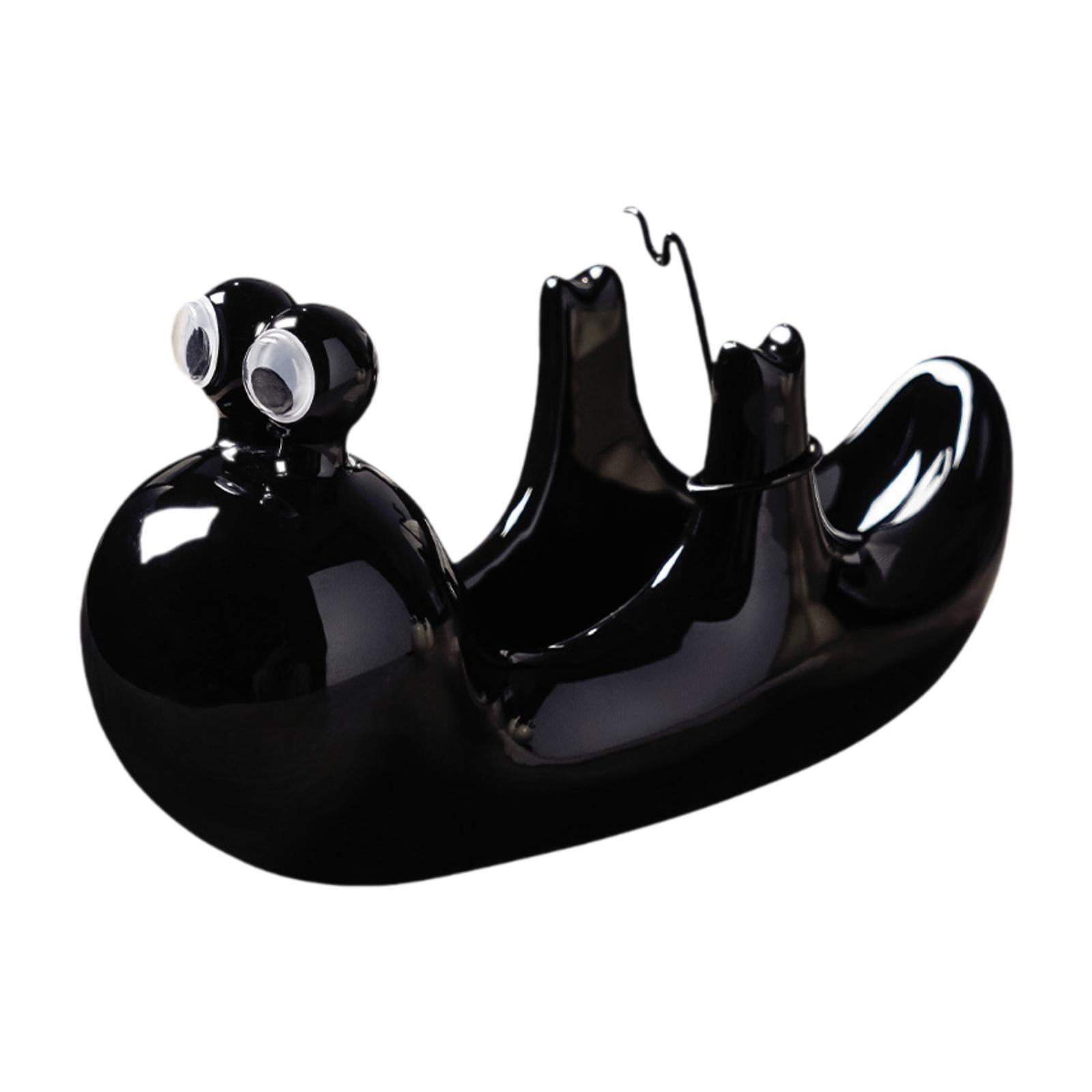CUTICATE Ceramic Coil Holder Snail Sculpture Cute Coil Stand for Deck ...