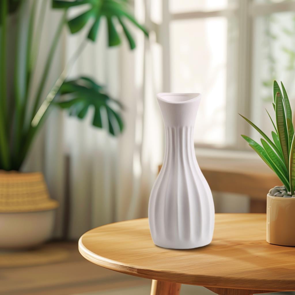 CUTICATE Ceramic Flower Vase Floral Container Simple Flower Arrangement ...