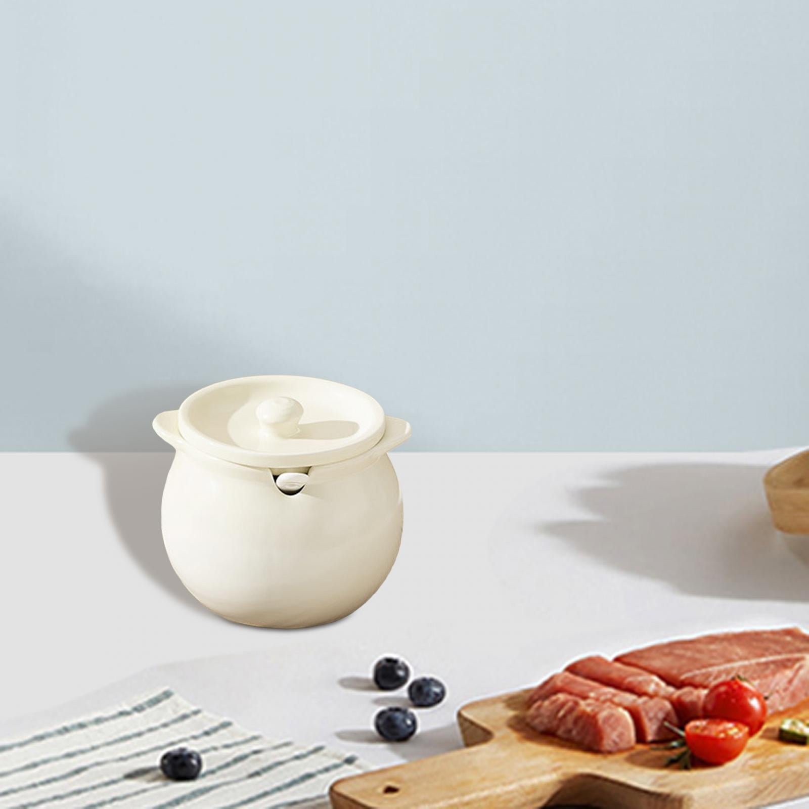 CUTICATE Ceramic Food Jar Kitchen Canister 700ml Counter Pantry Kitchen ...