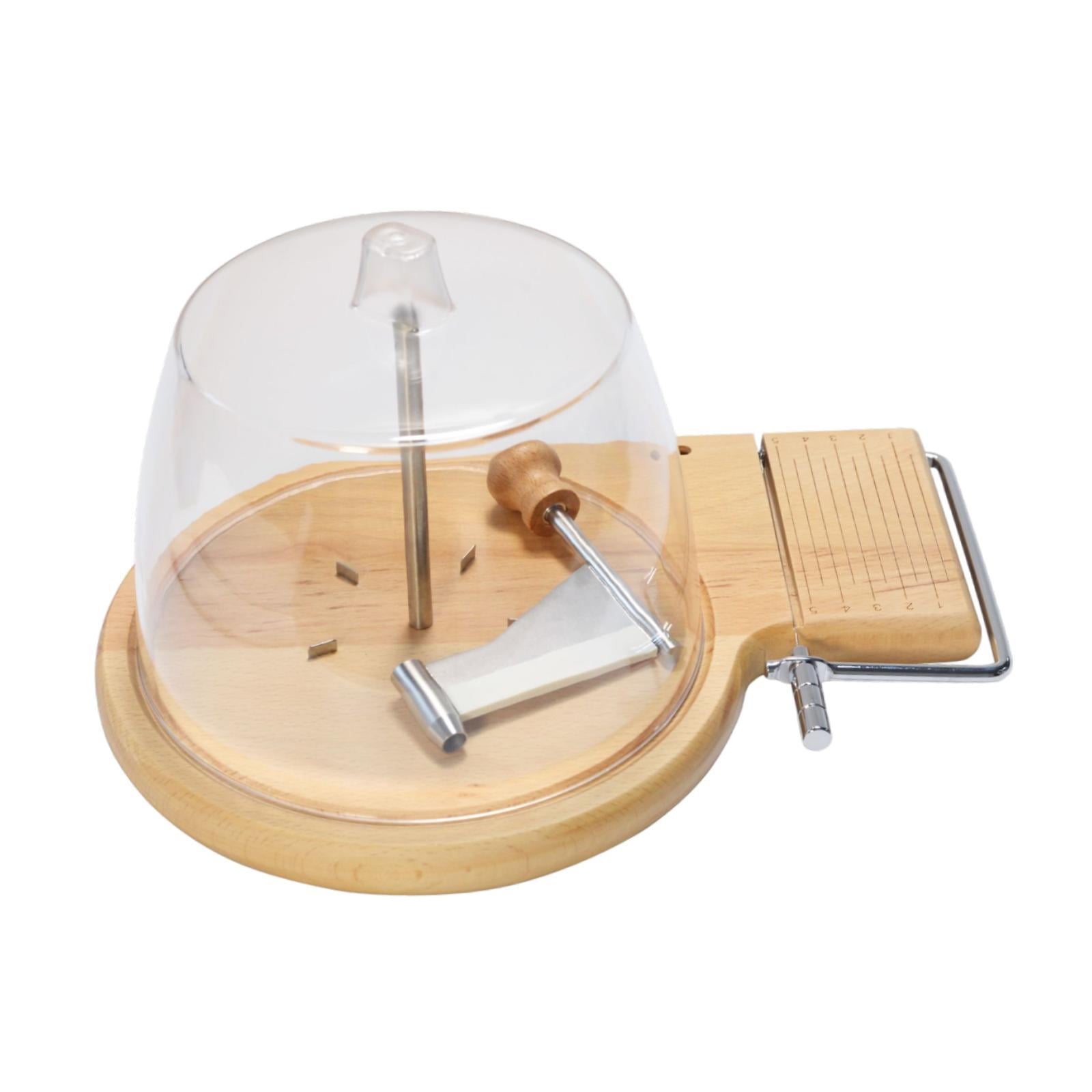 CUTICATE Cheese Slicer Butcher Block Cheese Slicer Food Display with ...