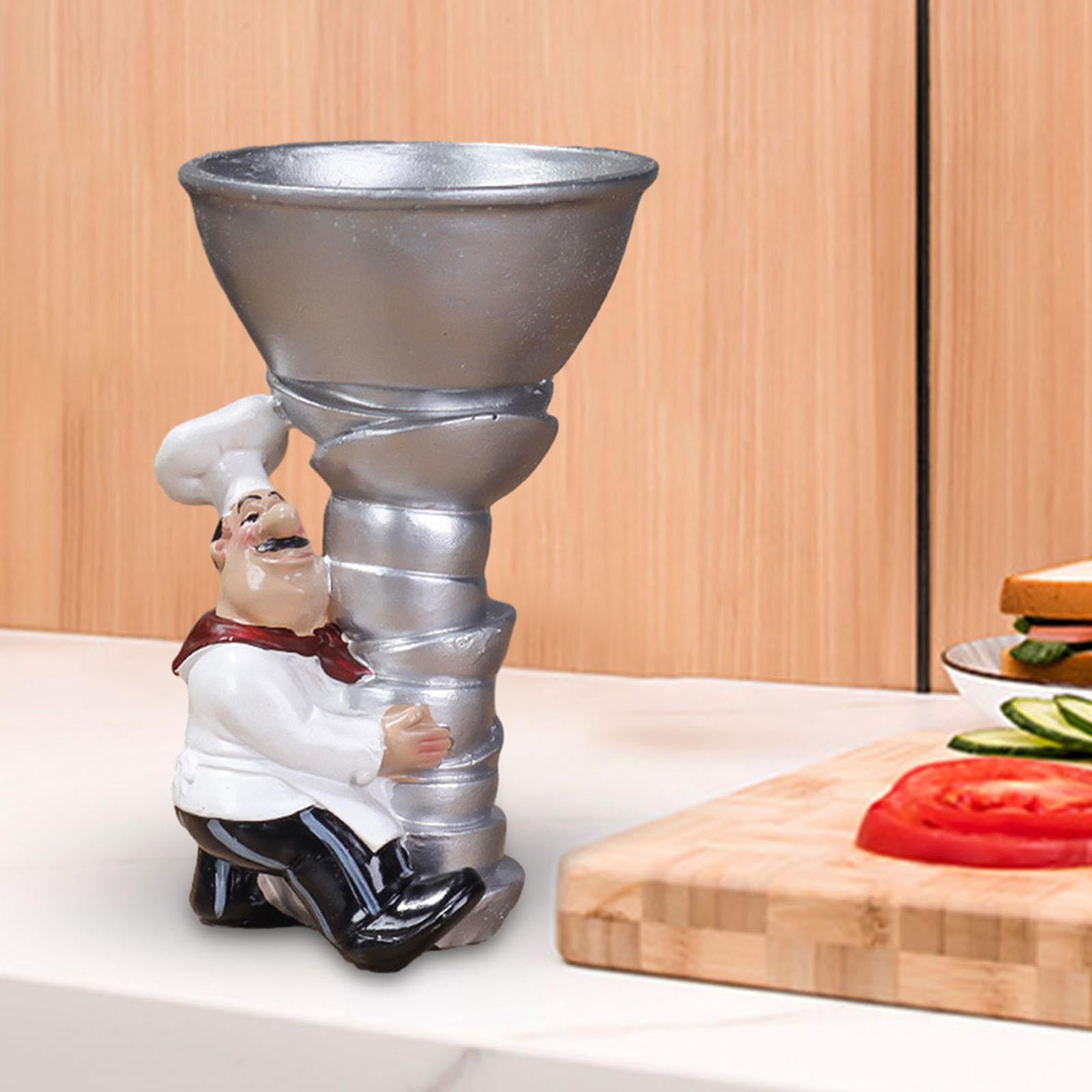 CUTICATE Chef Figurine /Chef Decor Statue/ Collectible Craft Chef ...