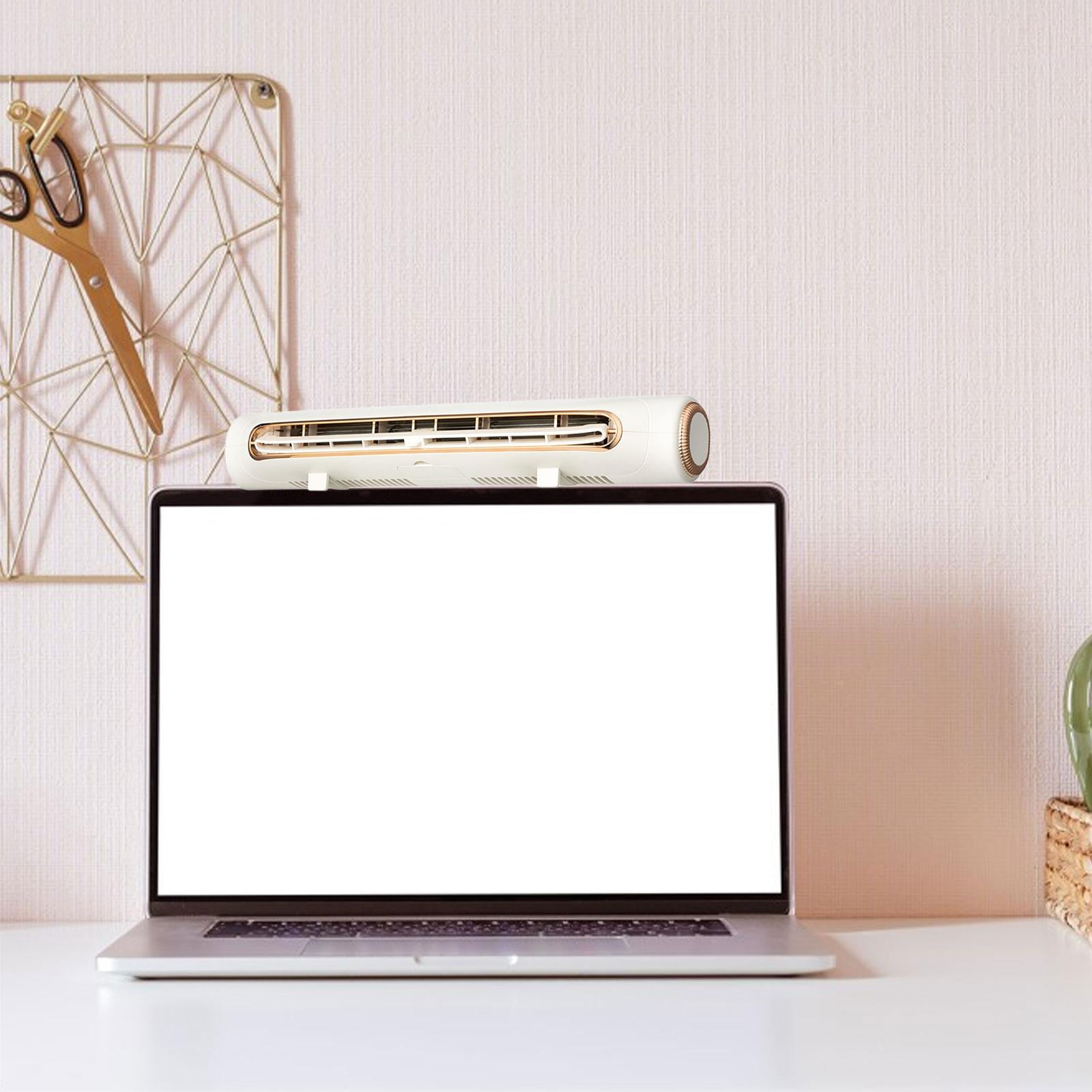 CUTICATE Clip on Computer Fan, Small Fan, Office Fan , Fan Bar Desk Fan ...