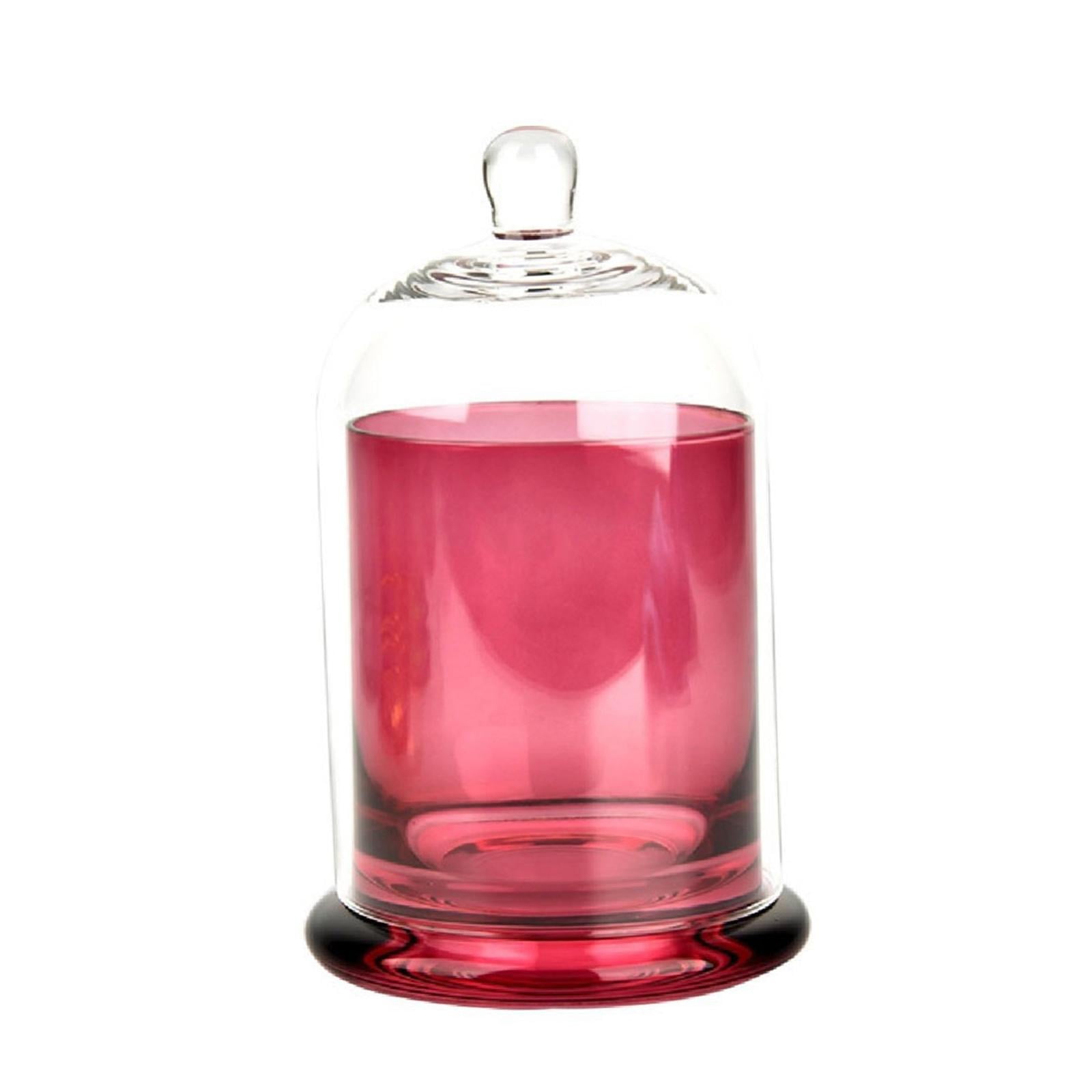 CUTICATE Cloche Glass Dome Candle Holder Glass Cloche Dome with Base ...