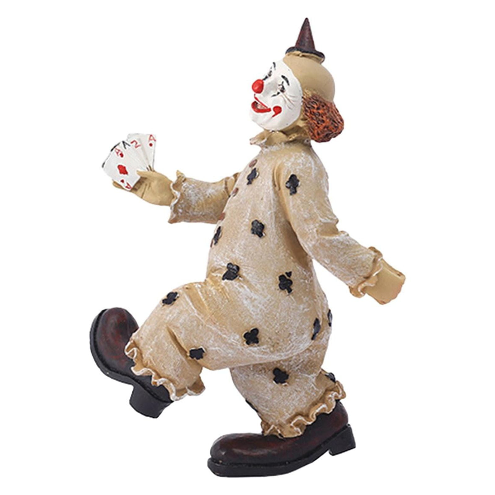 CUTICATE Clown Figurine Clown Statue Creative Collectible Figurines Art ...