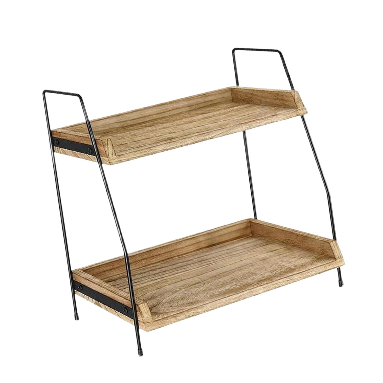 CUTICATE Coffee Station Organizer Storage Rack 2 Tier Multipurpose ...