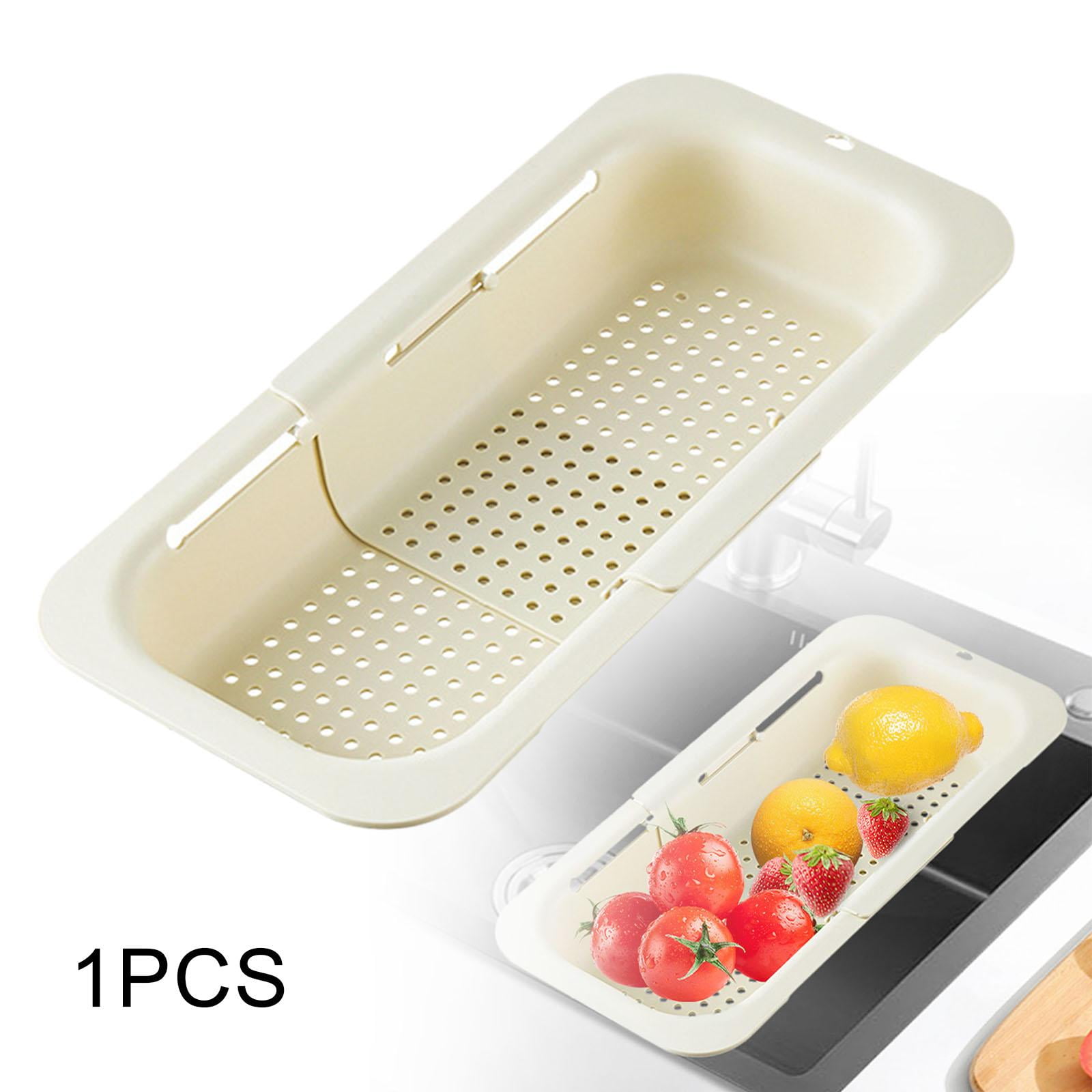 CUTICATE Colander Strainer over The Sink Colander Drain Tray for ...