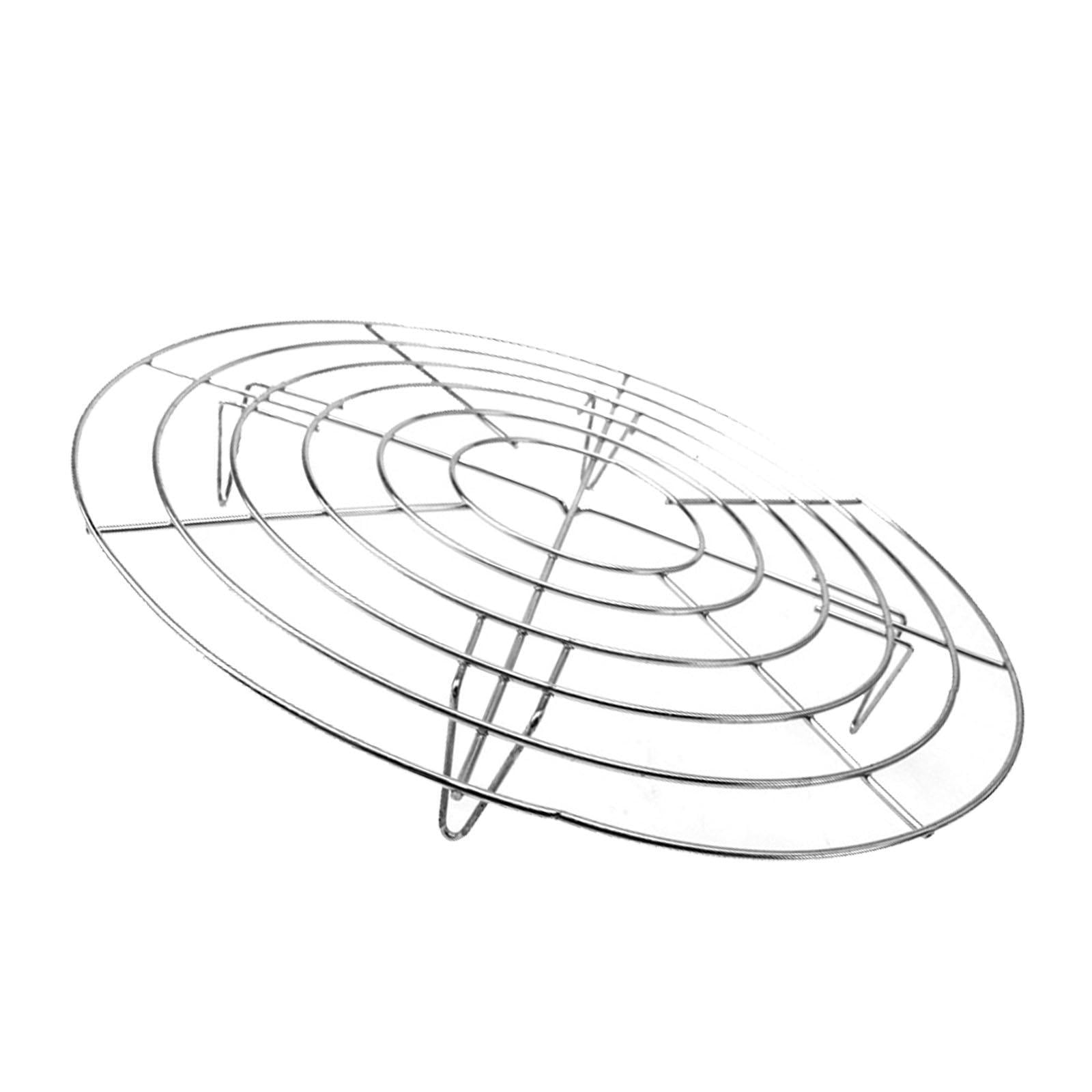 CUTICATE Cooling Tray Wire Rack Round Sturdy Easy to Clean ...
