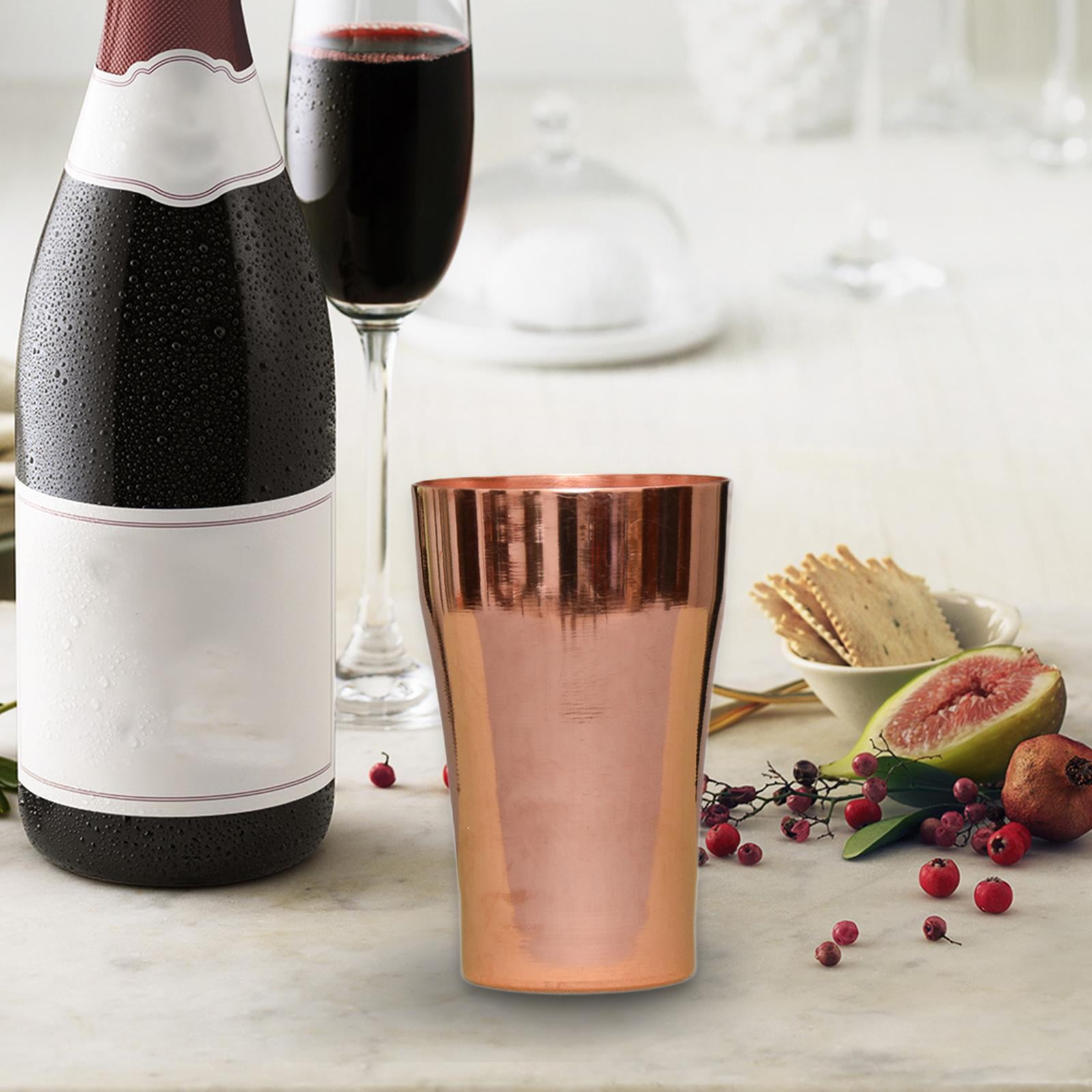 CUTICATE Copper Coffee Mug Copper Water Cup 400ml Portable Copper Tea ...