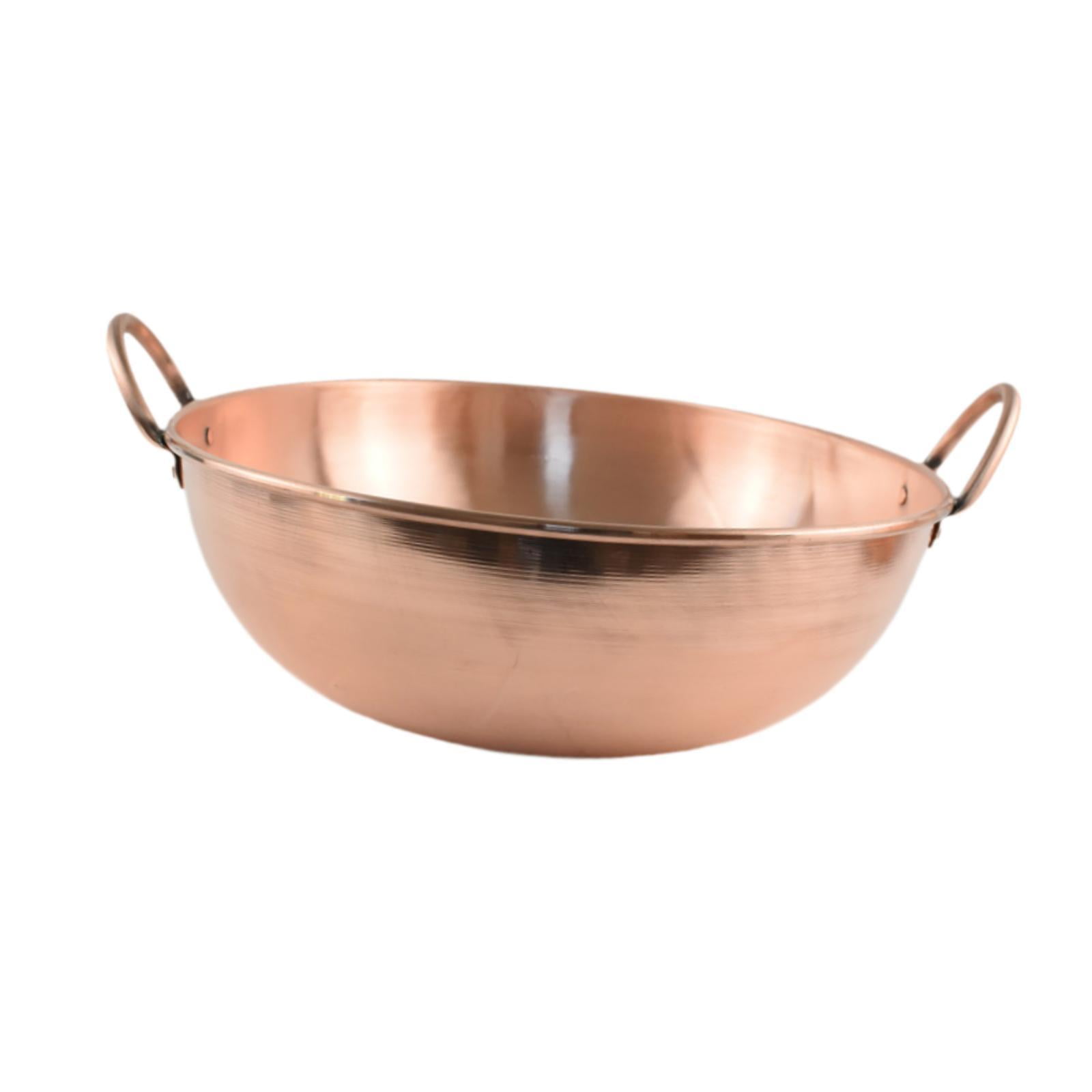 CUTICATE Copper Cookware Copper Pot Cooking Pot Smooth Surface Binaural ...
