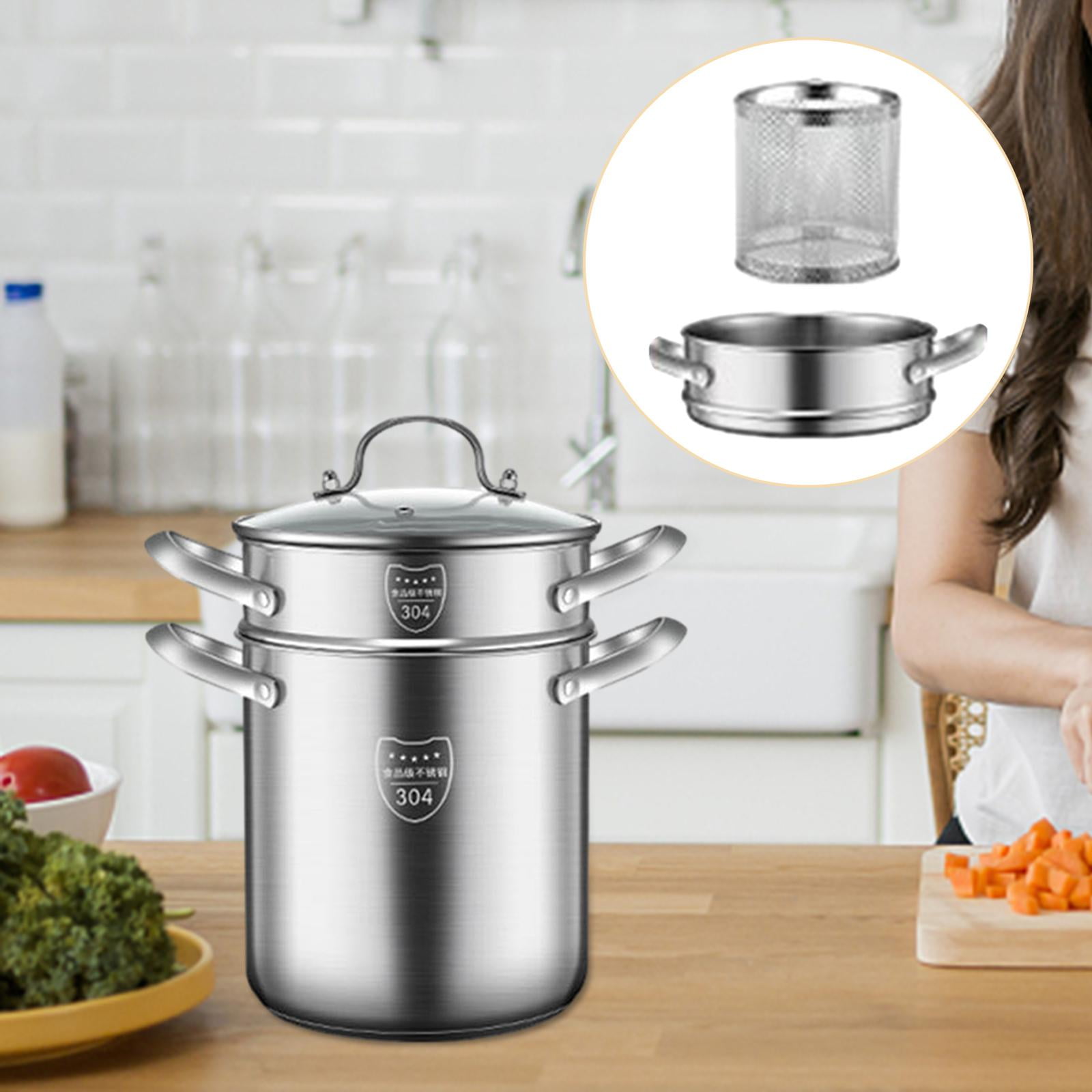 CUTICATE Deep Fryer Set French Fries Pot Non Stick Universal Cooking ...