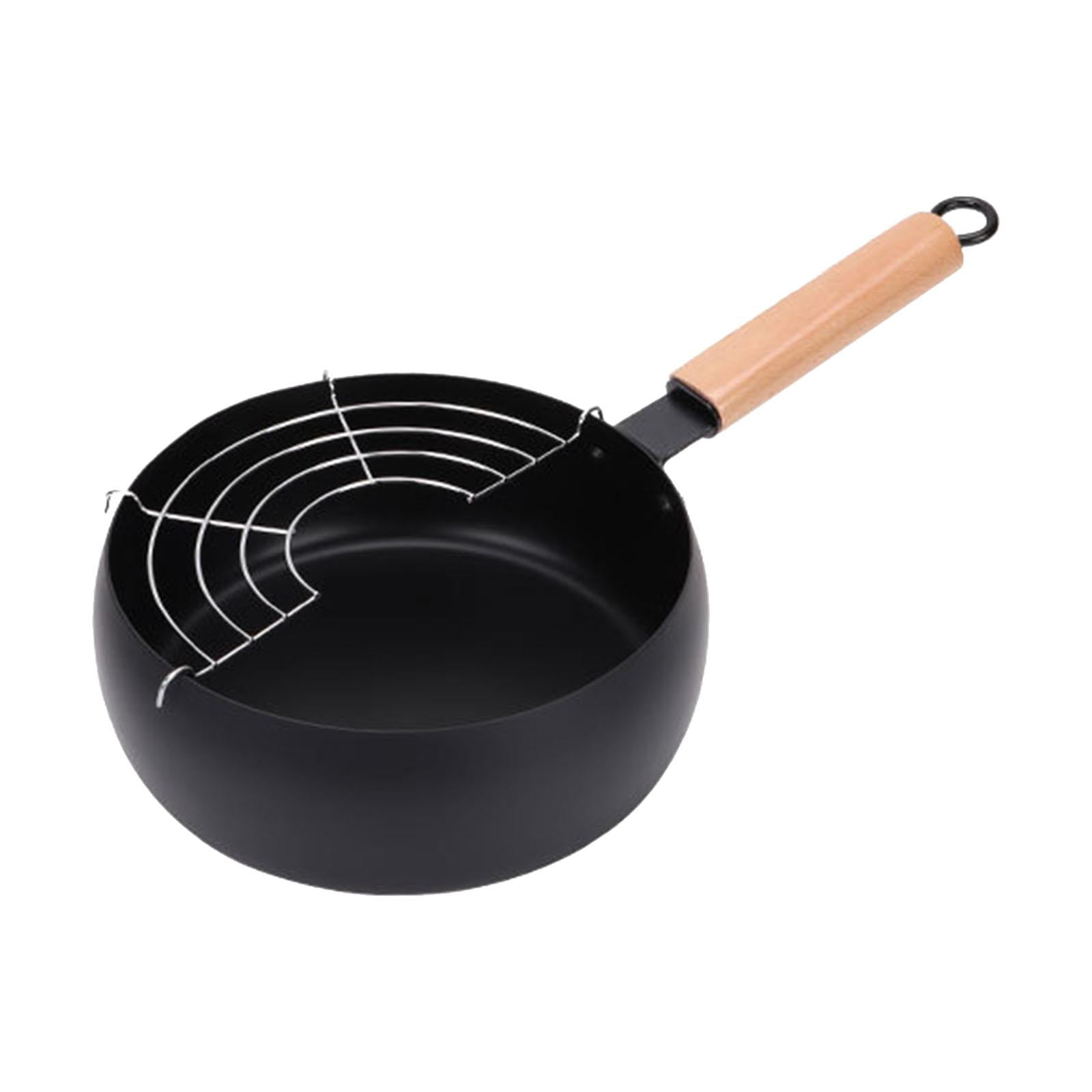 CUTICATE Deep Frying Pot Nonstick French Fries Frying Pot with Oil ...