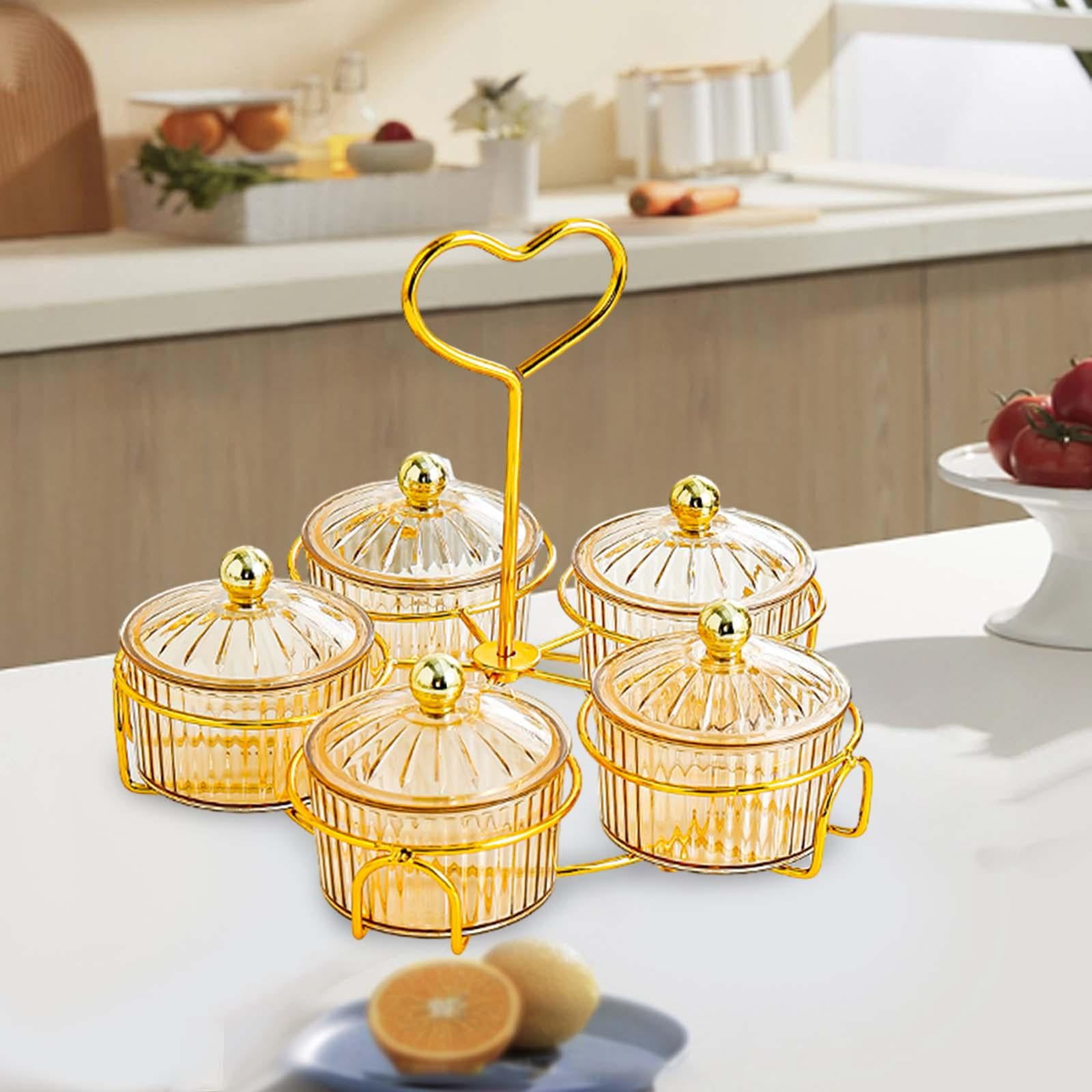 CUTICATE Dessert Dividing Plate Dried Fruit Tray Fruit Snacks Serving ...