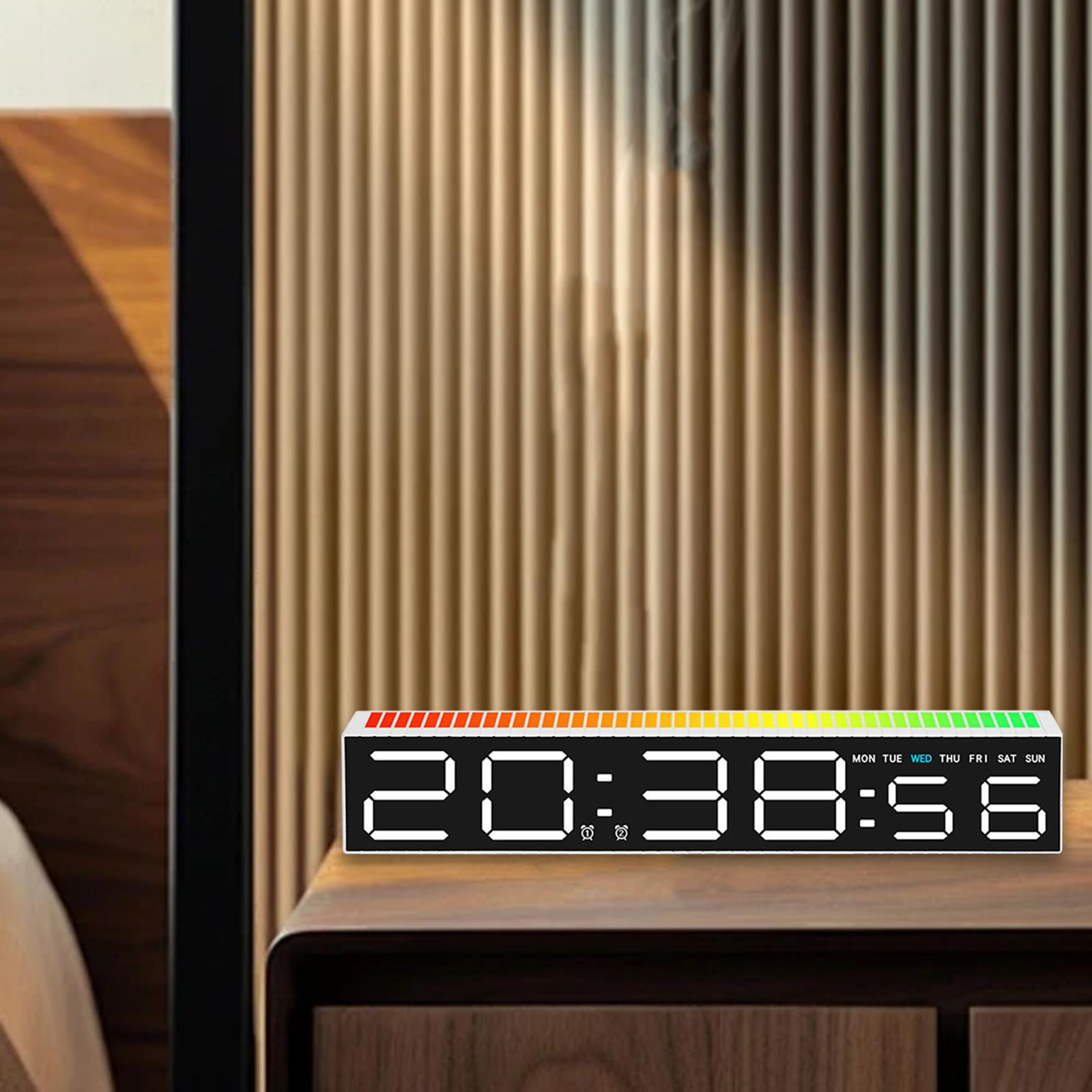 CUTICATE Digital Clock 2 Display Modes Easy to Read for Audio ...