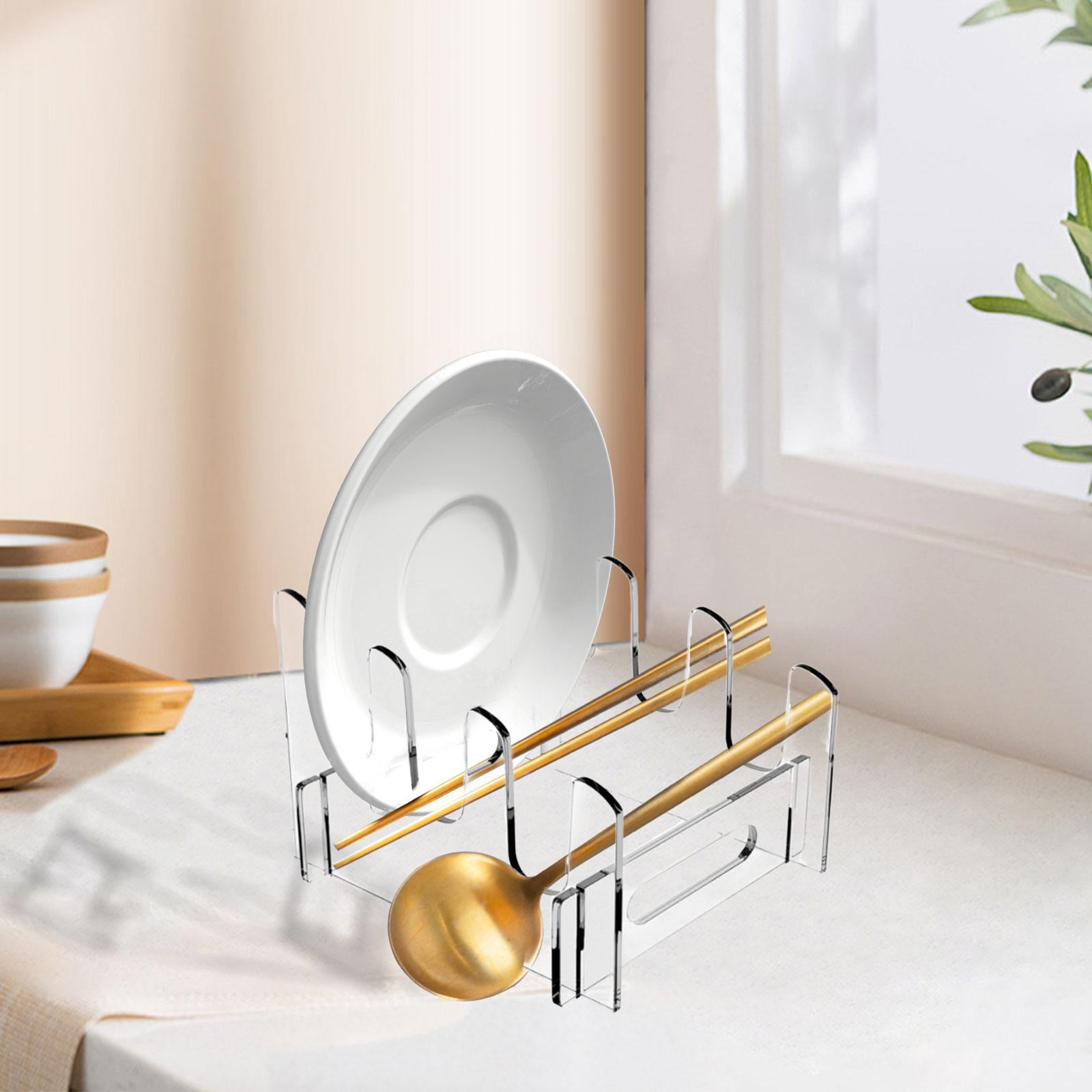 CUTICATE Dish Organizer Rack Drainer Storage Holder Multi Layer ...