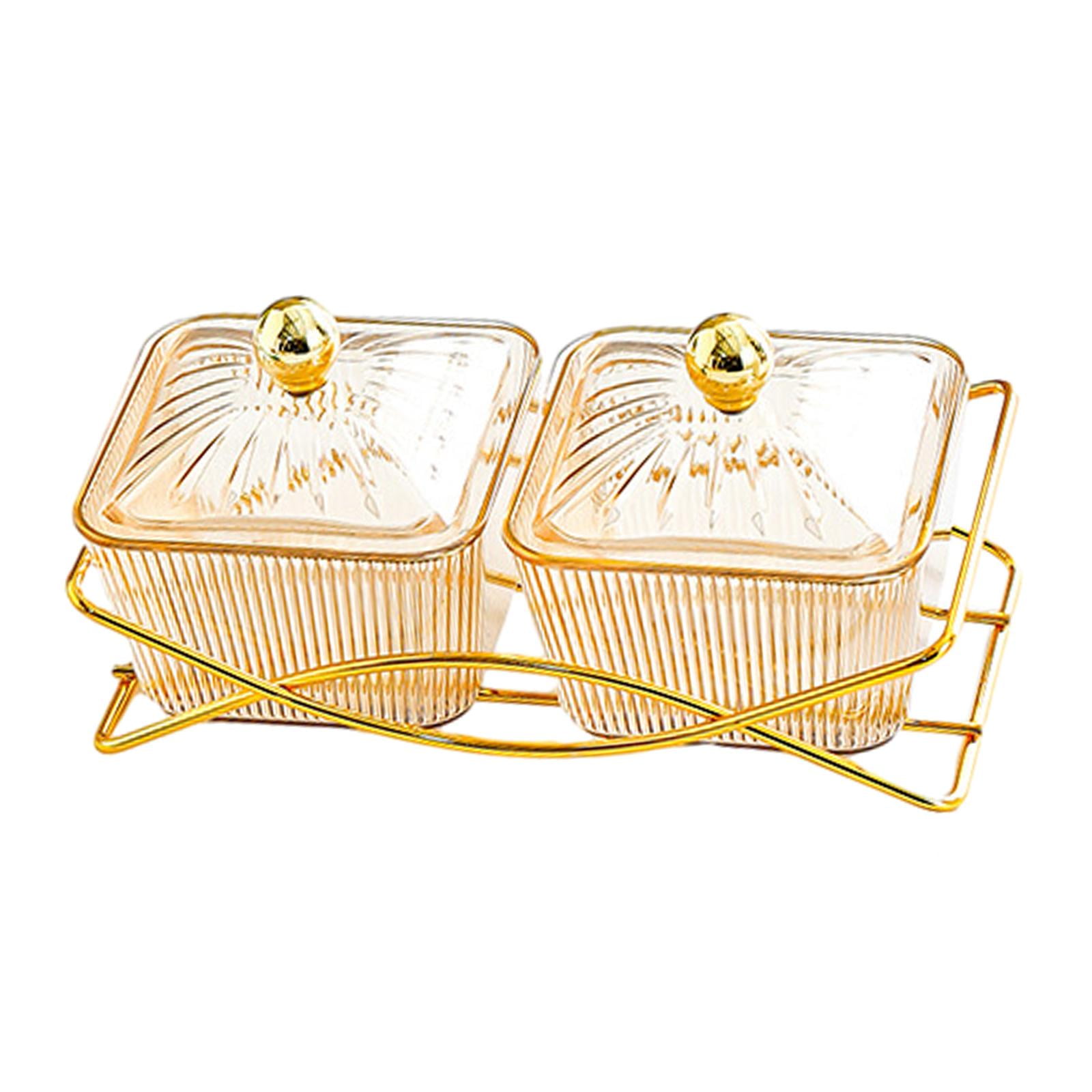 CUTICATE Divided Snack Serving Bowls Nordic Fruit Snacks Serving Platter Compartment Appetizer ...