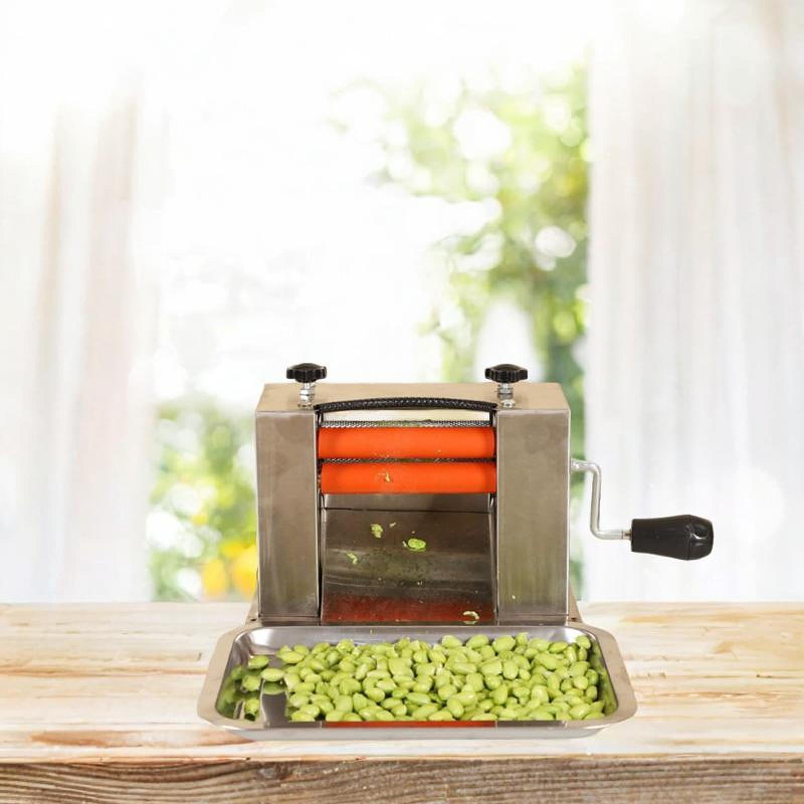 CUTICATE Edamame Peeling Machine Bean Pea Sheller Hand Crank Stainless ...