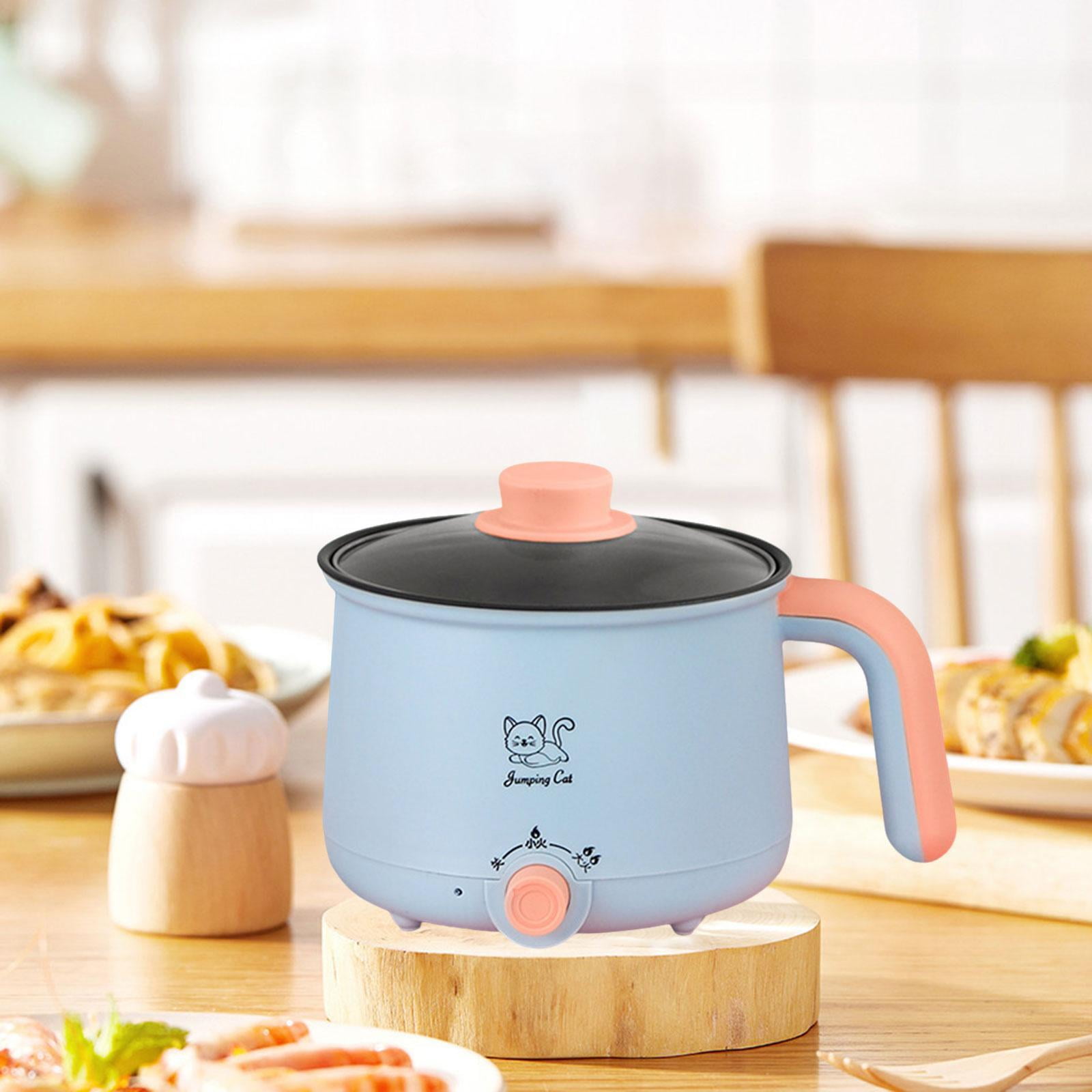 CUTICATE Electric Hot Pot 1.8L Ramen Cooker Cookware Multipurpose Soup ...