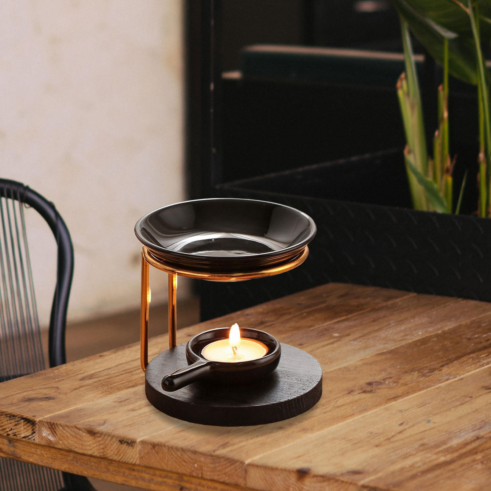 CUTICATE Essential Oil Burner Tealight Candle Holder Home Decor Aroma ...