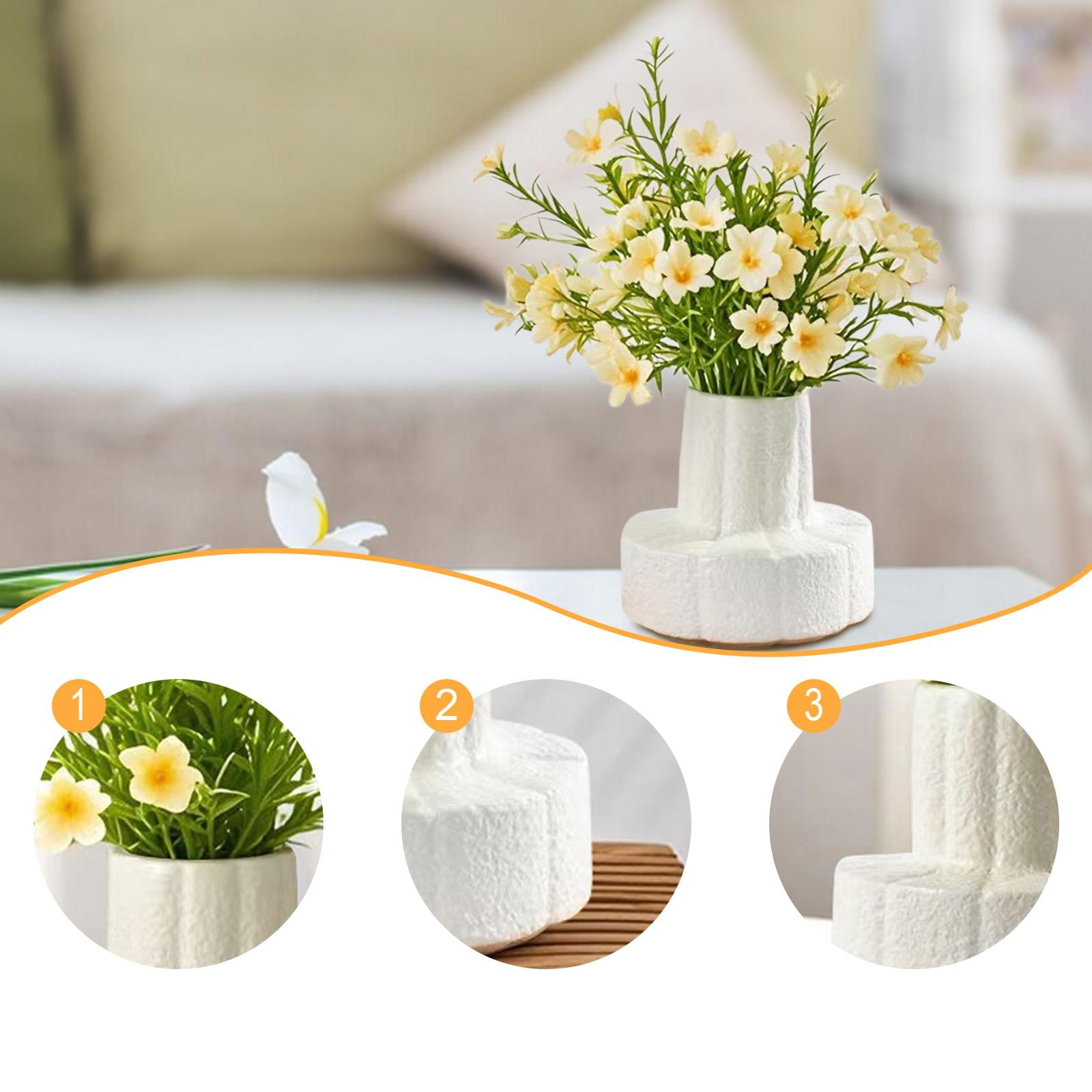 CUTICATE Flower Vase Flower Arrangement Container for Coffee Table ...