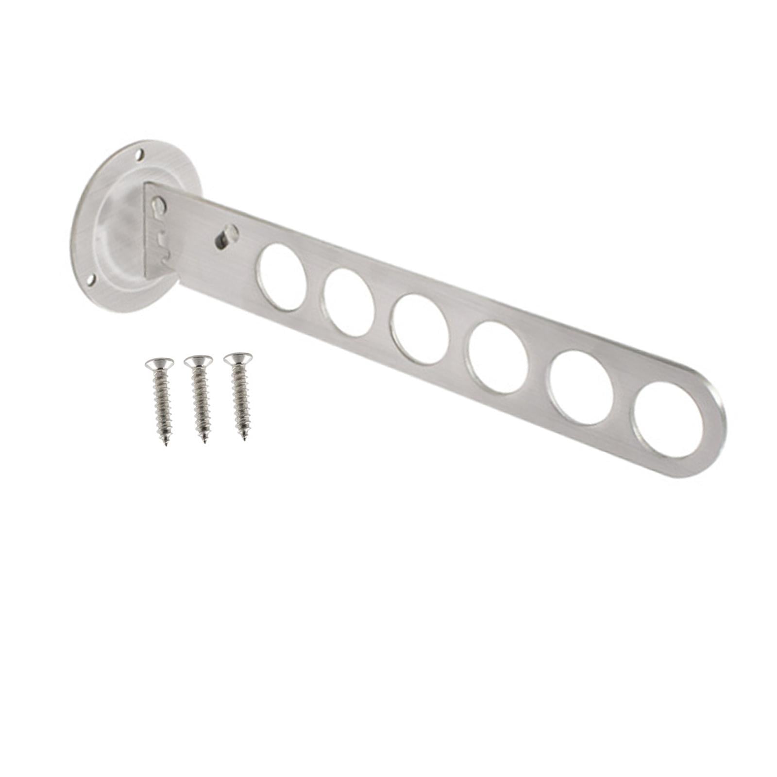 CUTICATE Foldable Clothes Hanger Rack Folding Wall Hanger Clothing ...