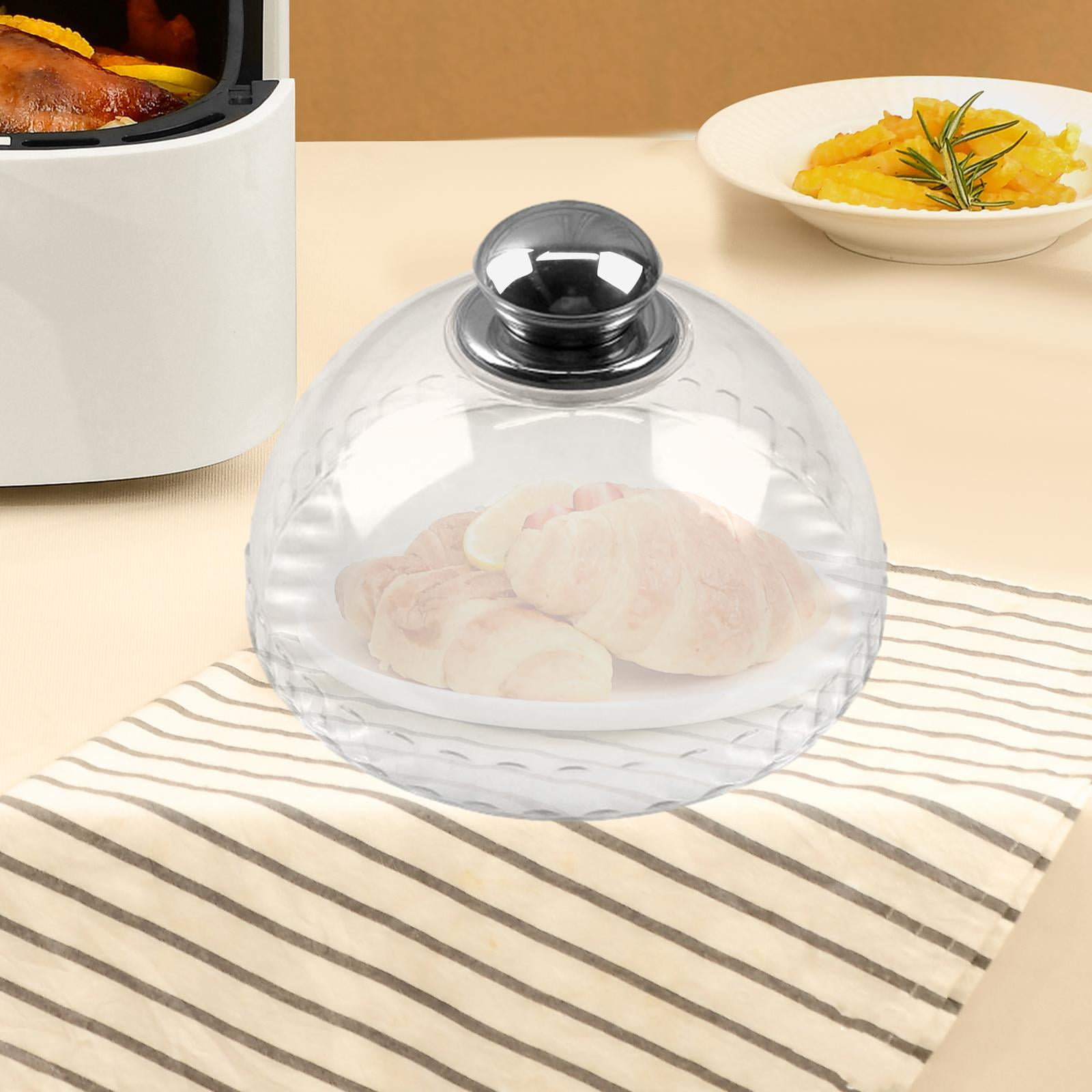 CUTICATE Food Dome Cover Food Lid Cake Dome Cover Durable Serving Tray Cloche Dome Plate Serving ...