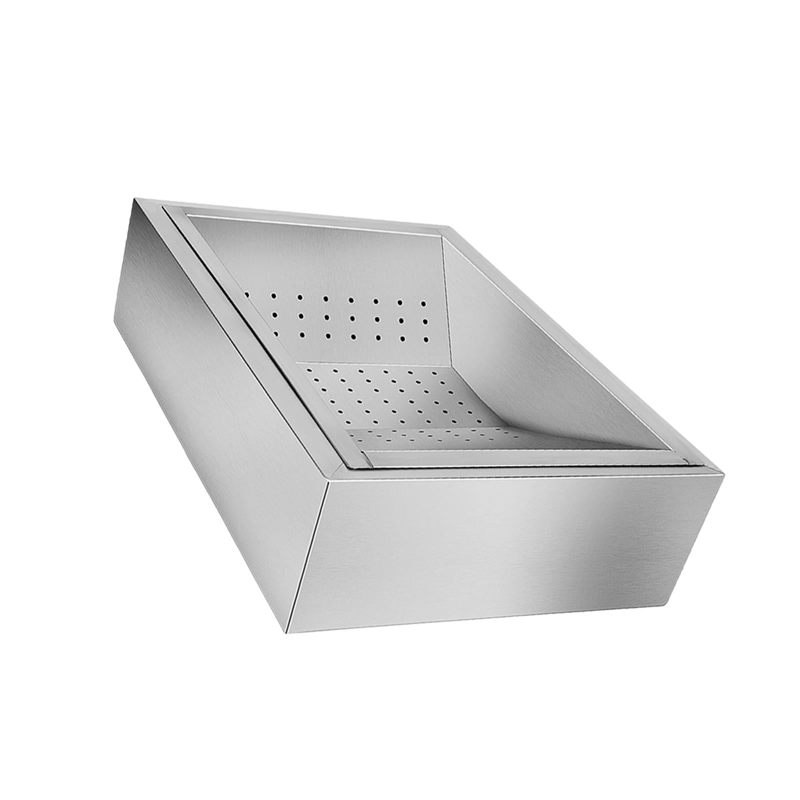 CUTICATE French Fries Dump Station Oil Tray Removable Stainless Steel ...