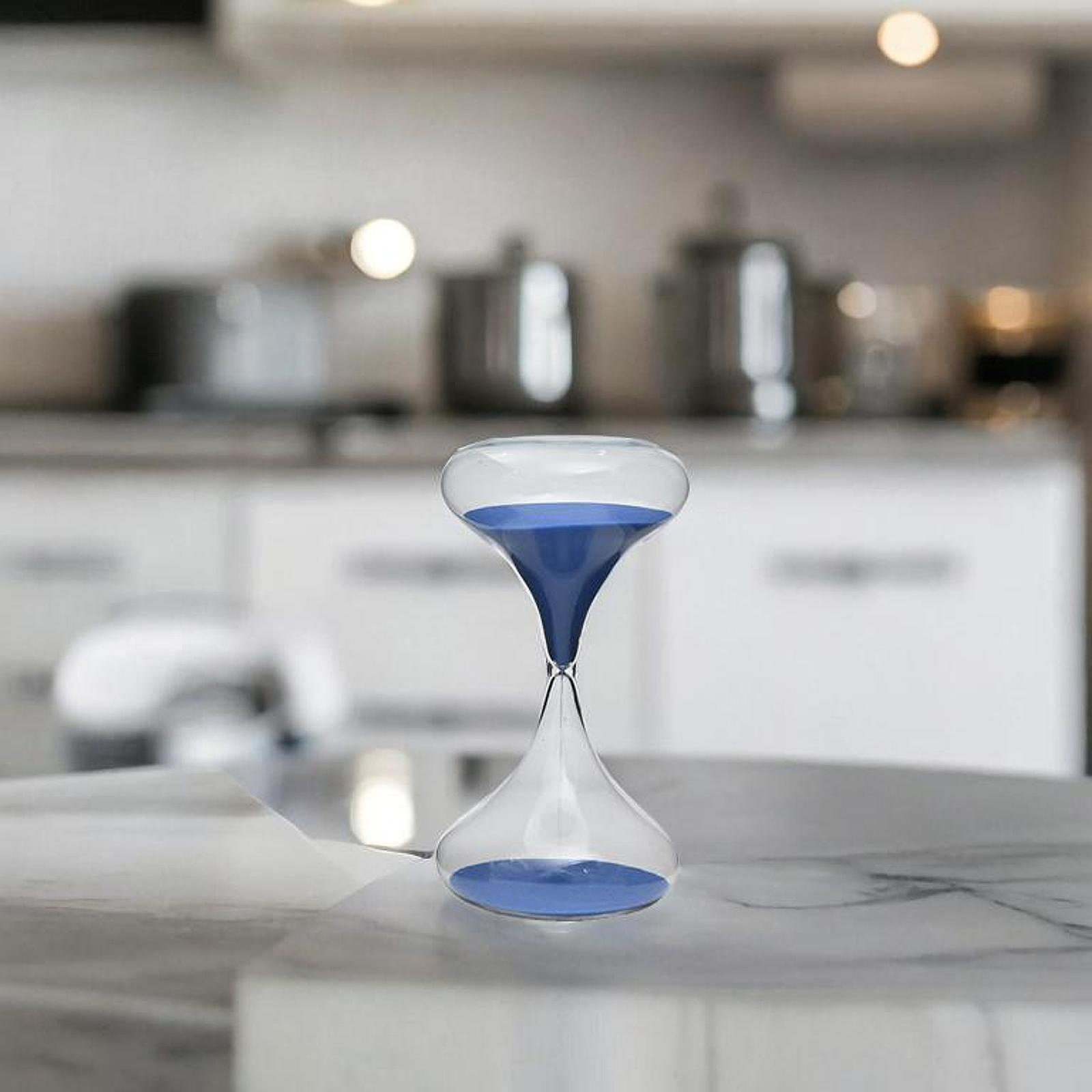 CUTICATE Glass Hourglass Timer 30 Minutes Hourglass Timer Novelty Table ...