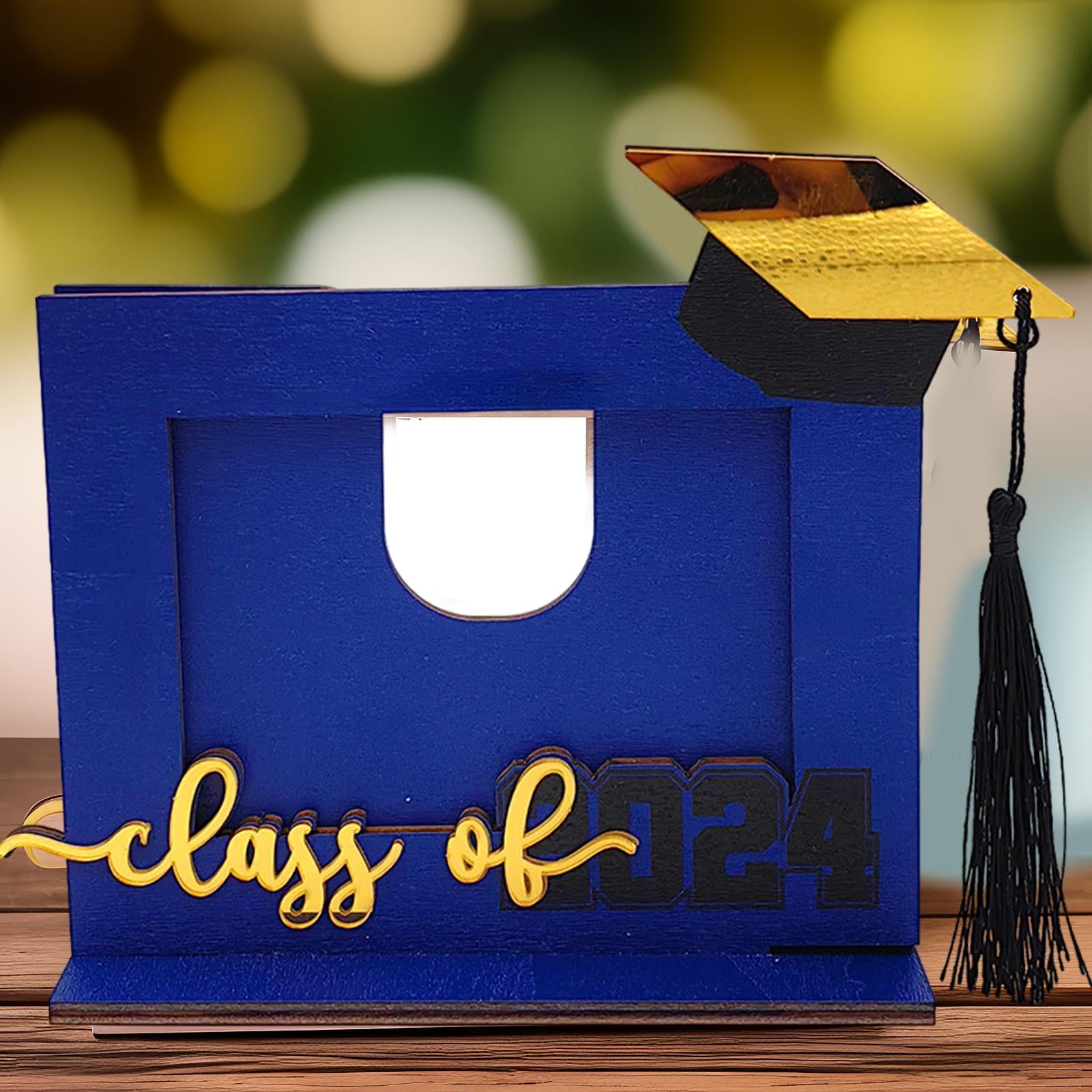 CUTICATE Graduation Photo Frame Desktop Ornament Decorative Wood Frame ...