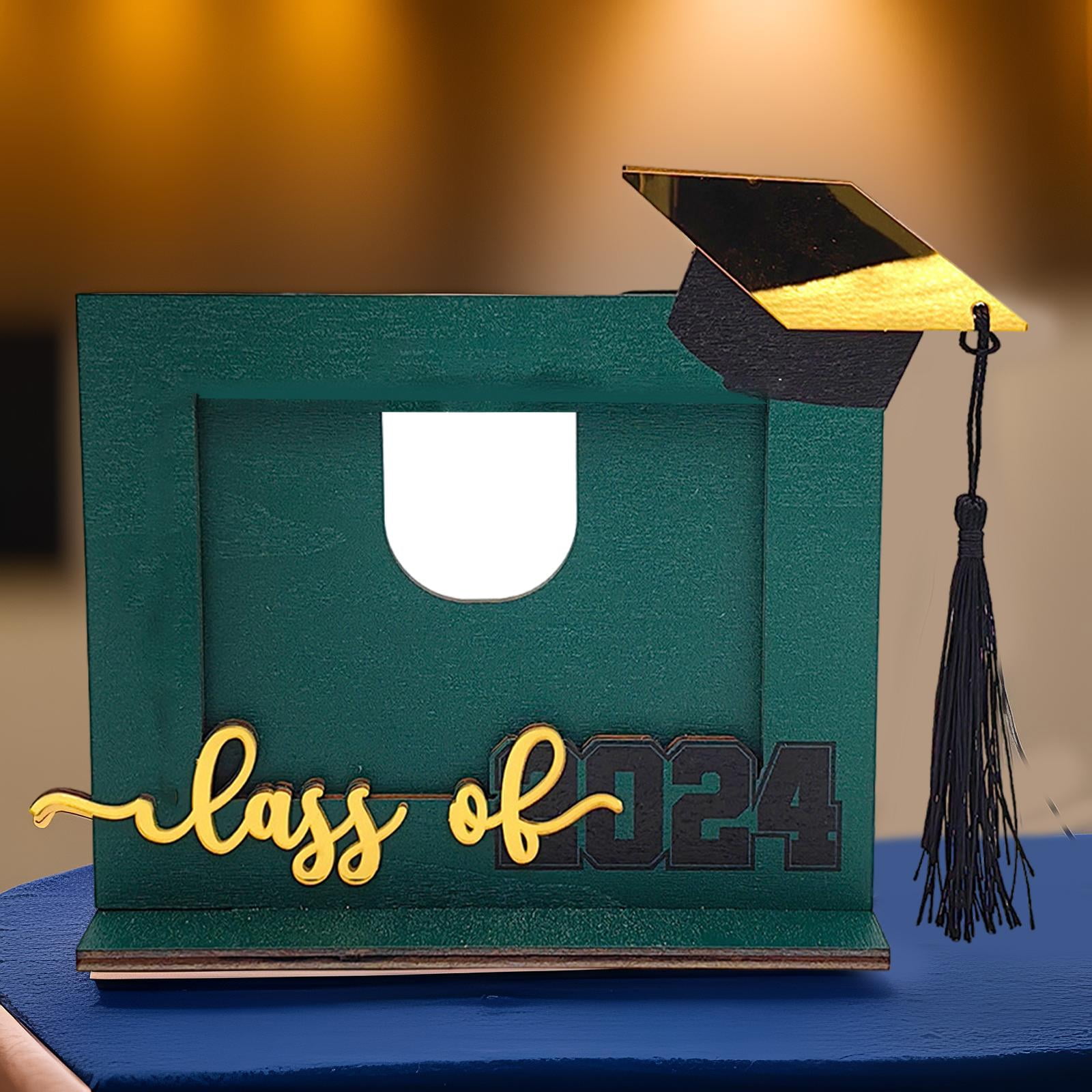 CUTICATE Graduation Photo Frame Desktop Ornament Decorative Wood Frame ...