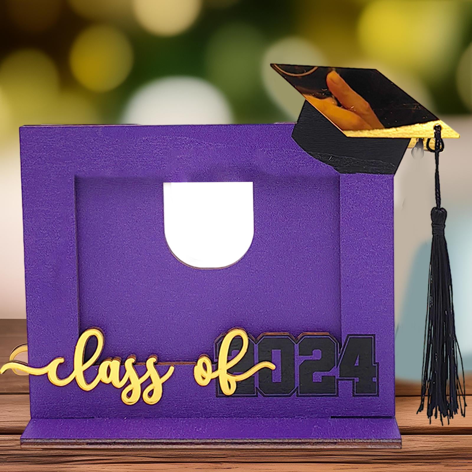 CUTICATE Graduation Photo Frame Desktop Ornament Decorative Wood Frame ...