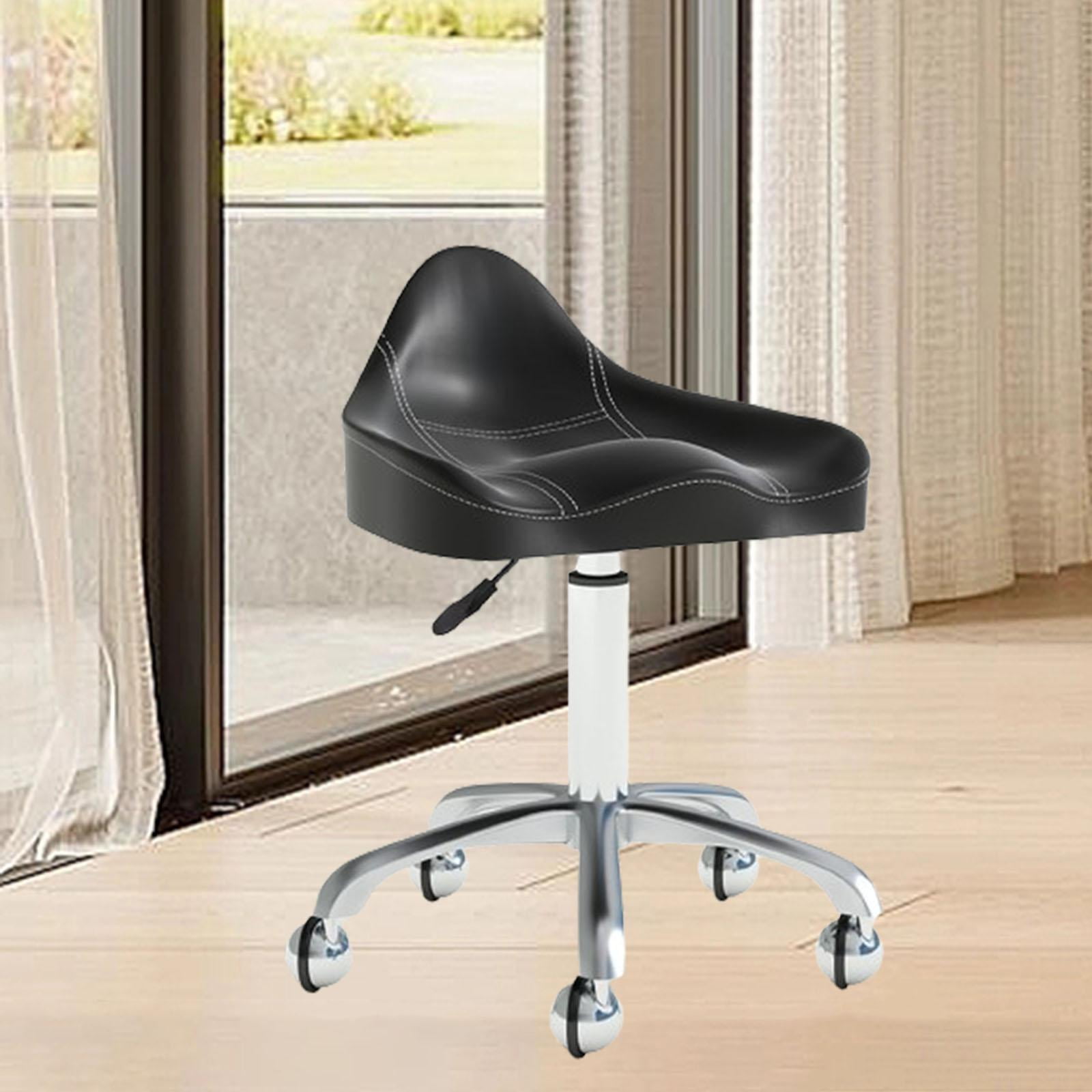 CUTICATE Heavy Duty Rolling Stool Adjustable Rolling Stool with ...