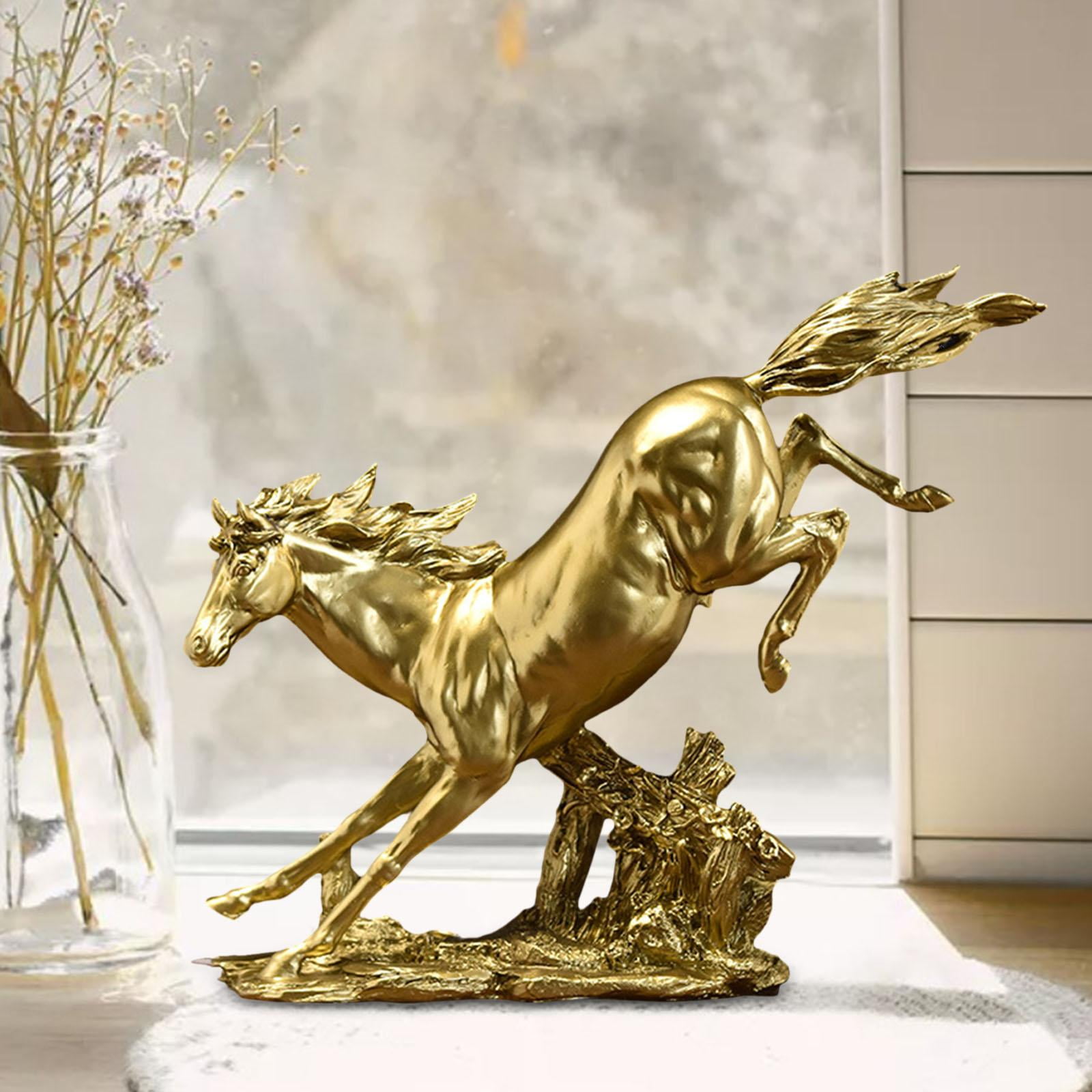 CUTICATE Horse Statue Horse Figurines Collectable Crafts Resin Animal ...