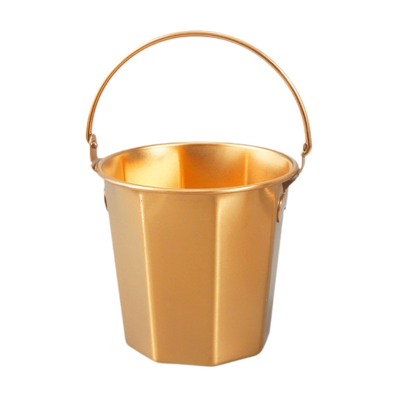 CUTICATE Ice Bucket Beverage Bucket Stainless Steel Lightweight ...