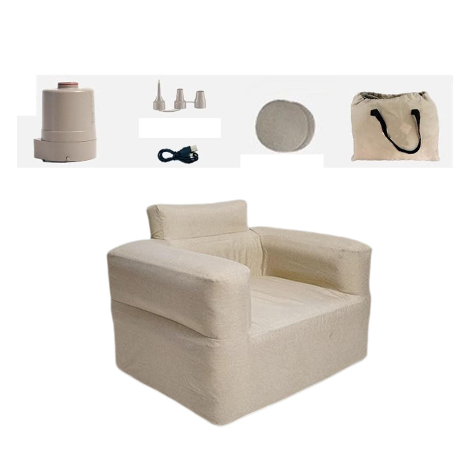 CUTICATE Inflatable Chair Air Lounger Music Festival with Air Pump ...