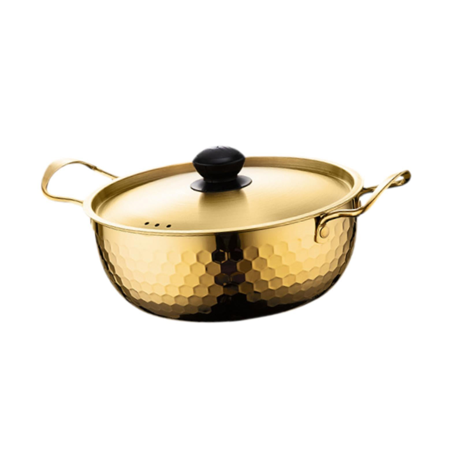 CUTICATE Korean Ramen Cooking Pot Kitchen Cookware with Lid Multiuse ...