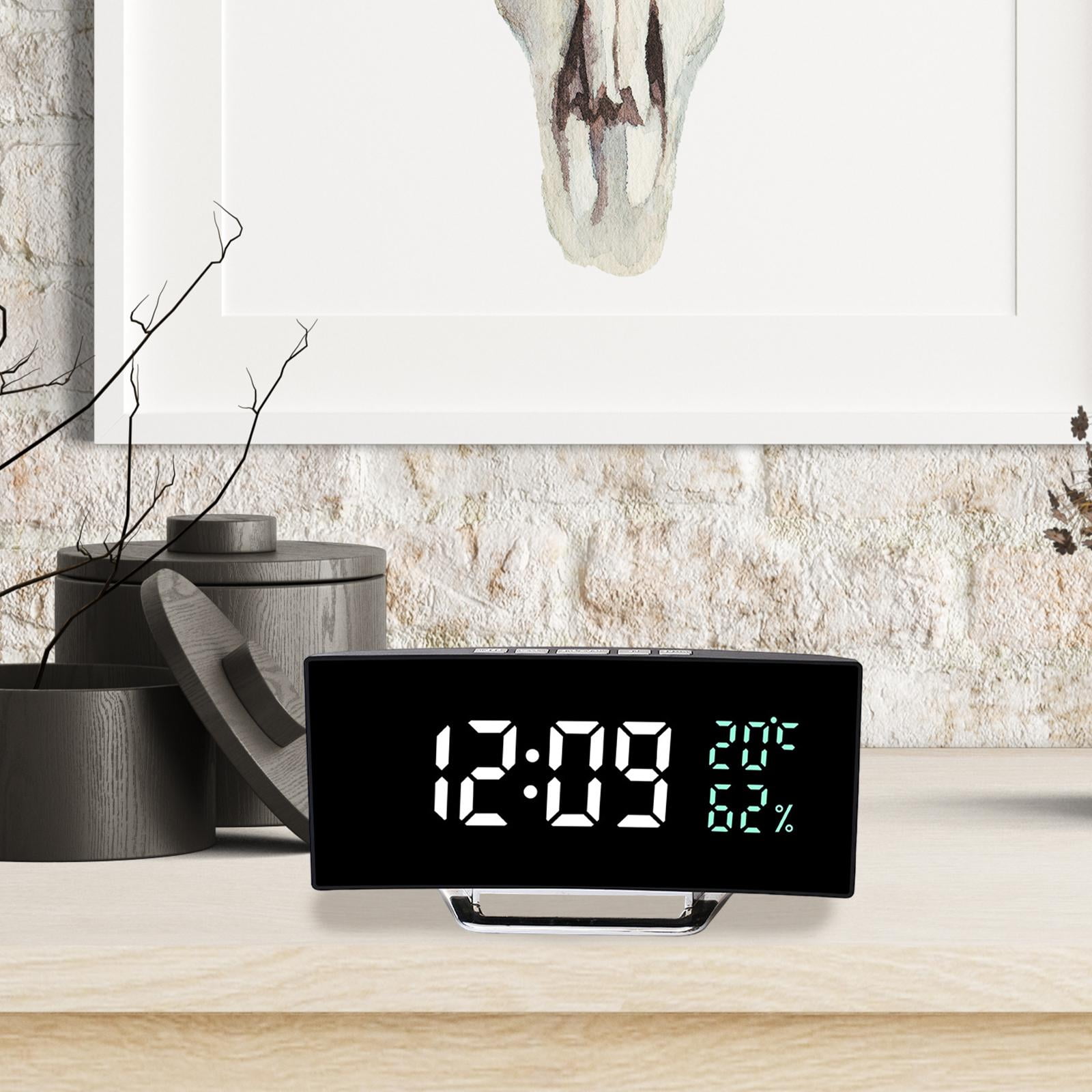 CUTICATE LED Digital Alarm Clock Table Clock degreeF/ degreeC ...