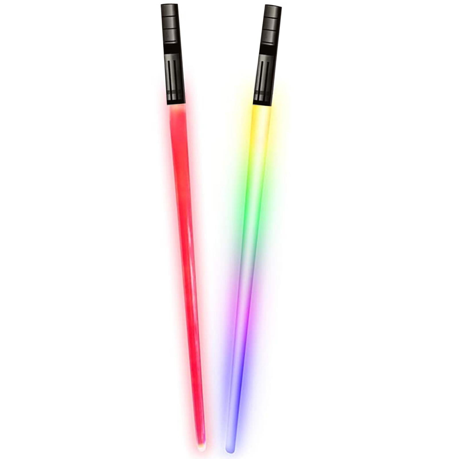 CUTICATE Lightsaber Chopsticks Light up LED Glowing Chopsticks Portable ...