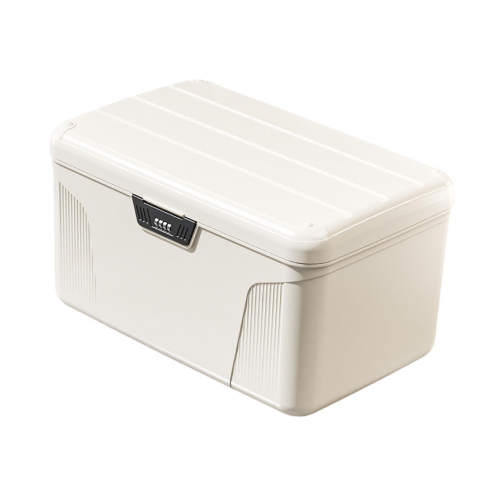 CUTICATE Lockable Storage Box Locking Container Bin Convenient Spacious ...