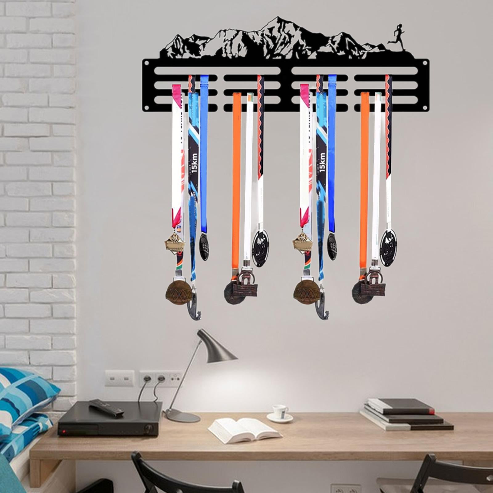 CUTICATE Medals Display Hanger, Award Ribbon Organizer, Wall Mounted ...