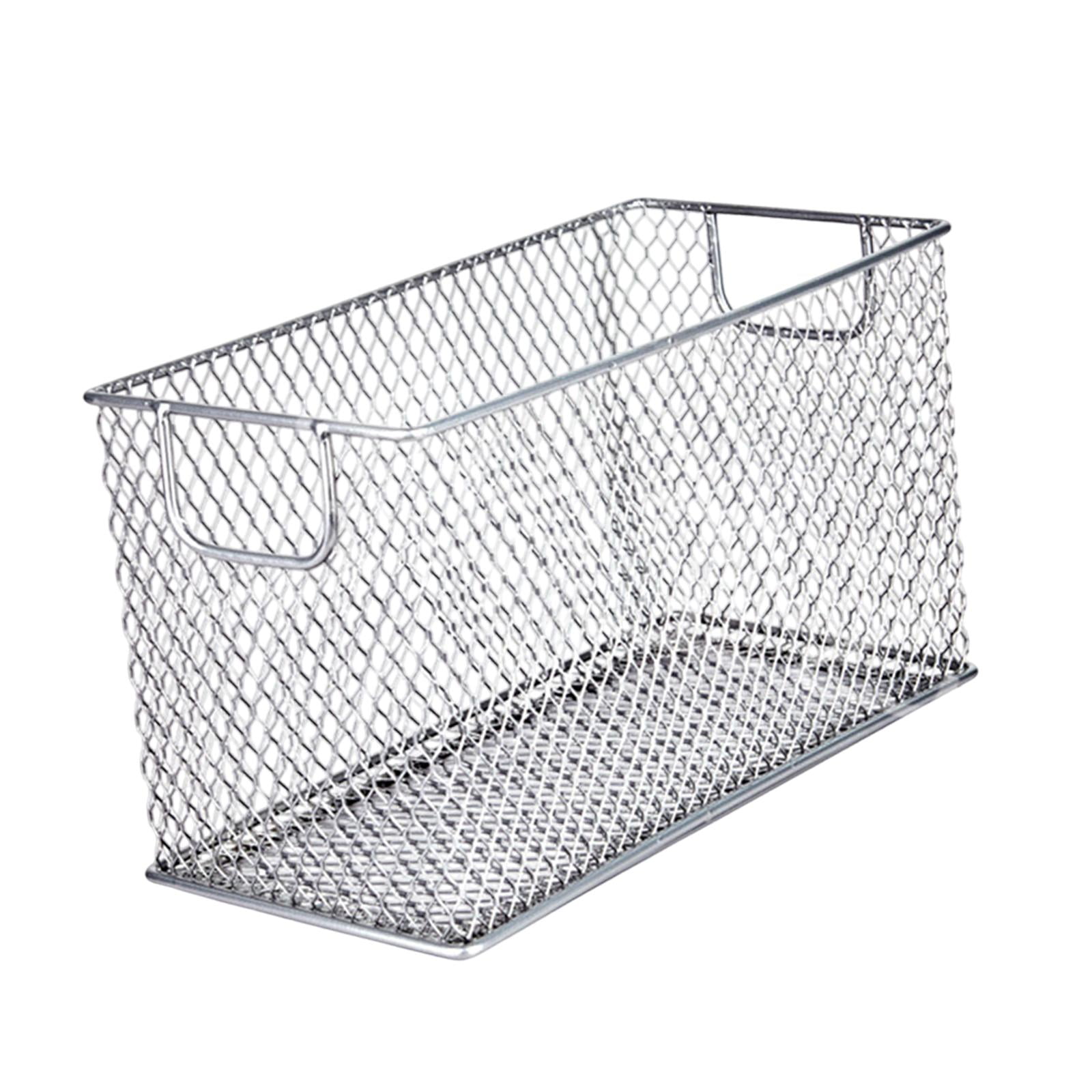 CUTICATE Mesh Wire Storage Basket CD Storage Box Container Office Desk ...