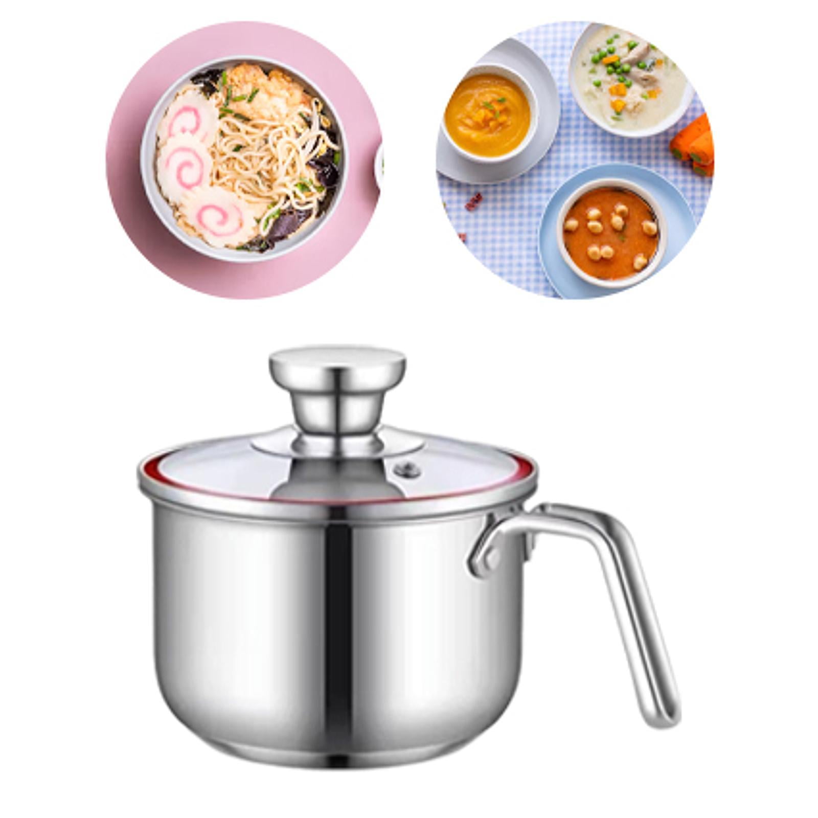 CUTICATE Milk Pan Saucepan Multipurpose Easy to Clean Cooking Pot Soup ...