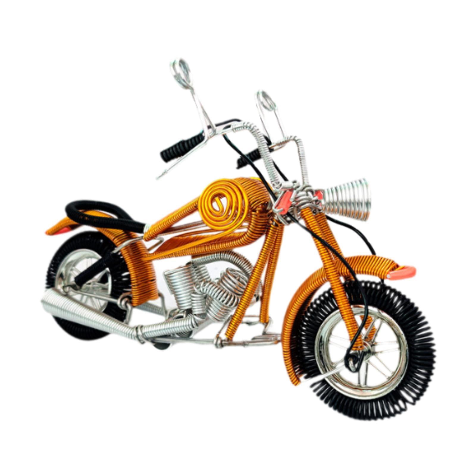 CUTICATE Motorcycle Model Motorcycle Sculpture Novelty Gift Artwork ...