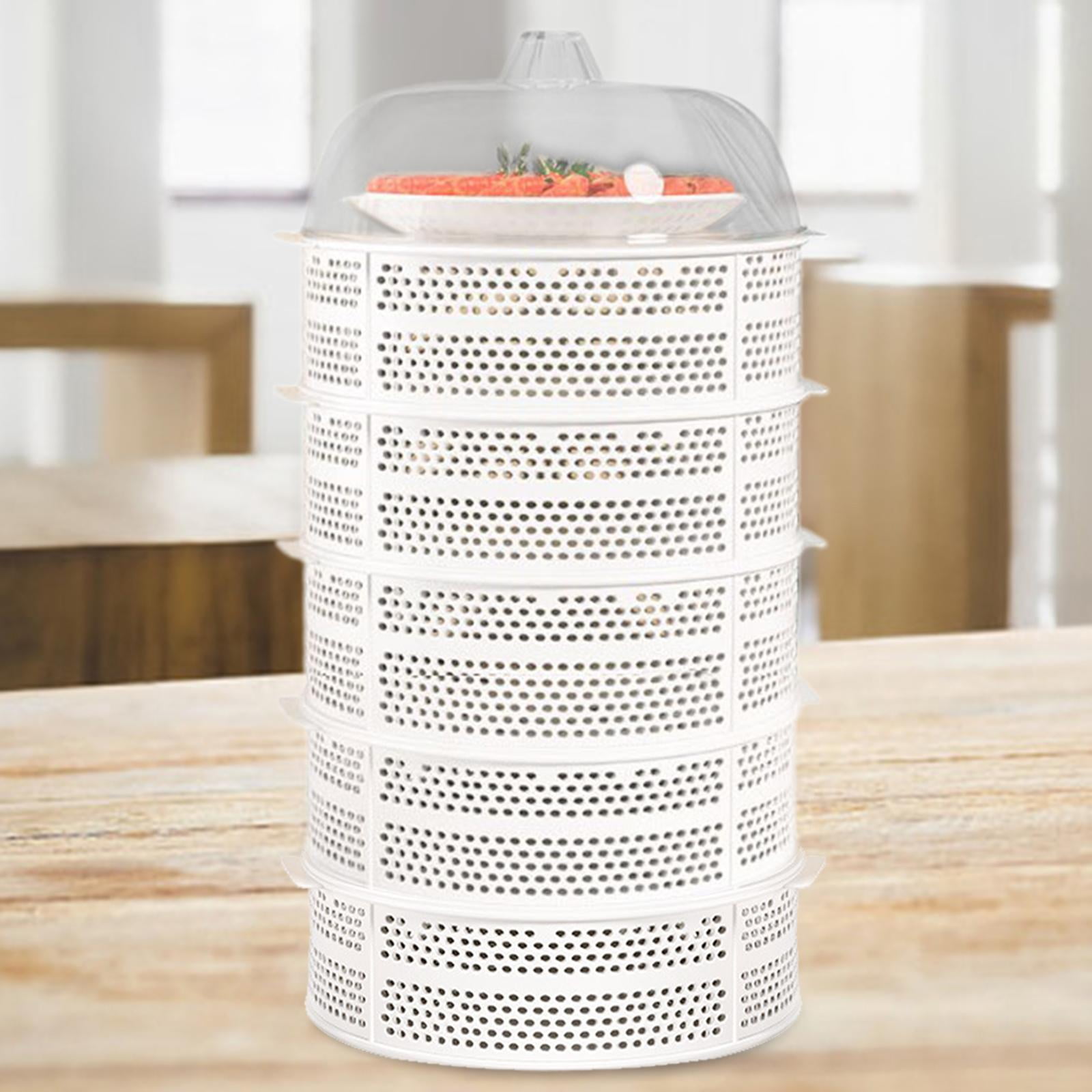 CUTICATE Multi Layer Food Cover Vegetable Cover Stackable Accessories ...