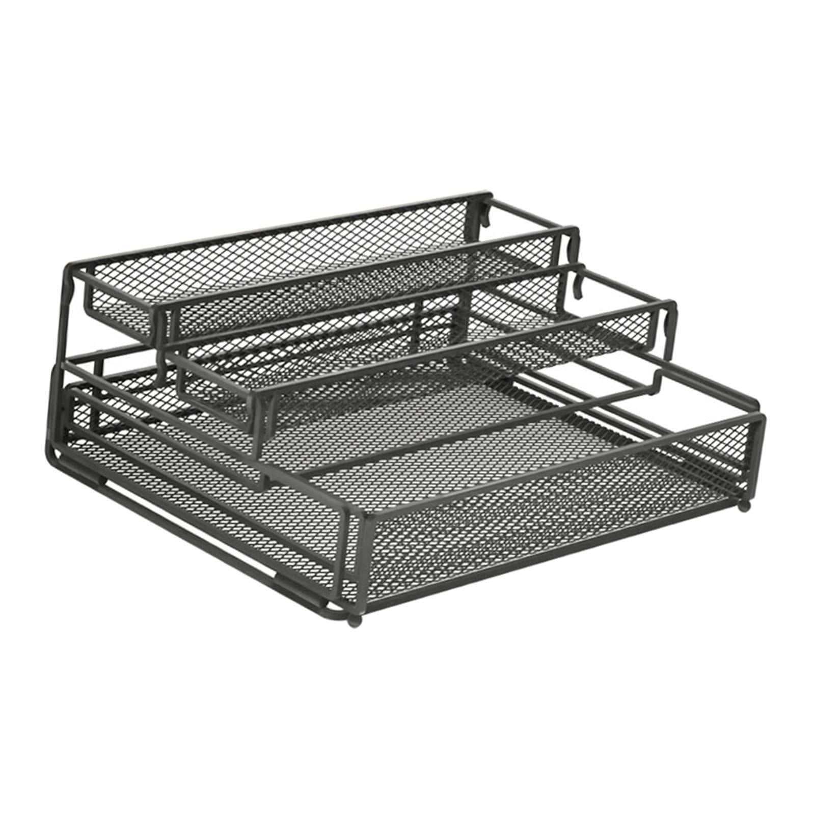 CUTICATE Multifunctional Spice Rack Display Riser Stand Multipurpose ...